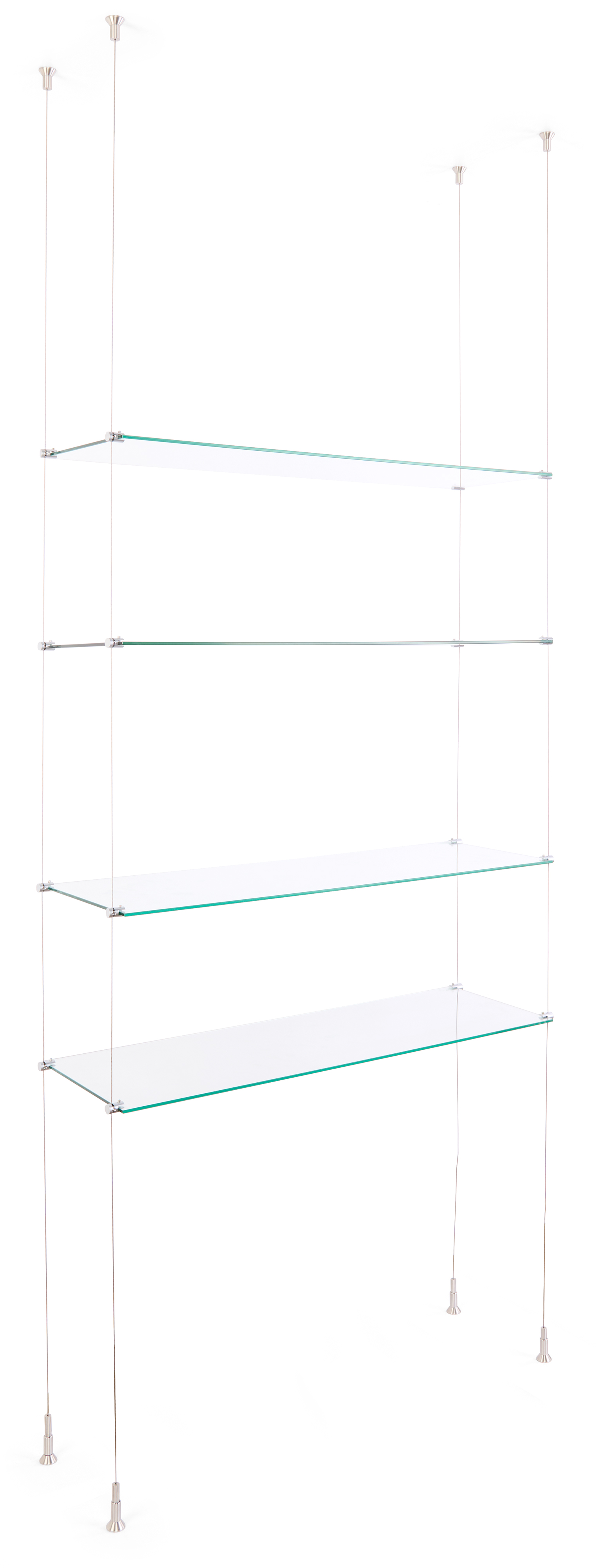 Cable Suspended Shelves | Modular and Customizable Design | Displays2Go