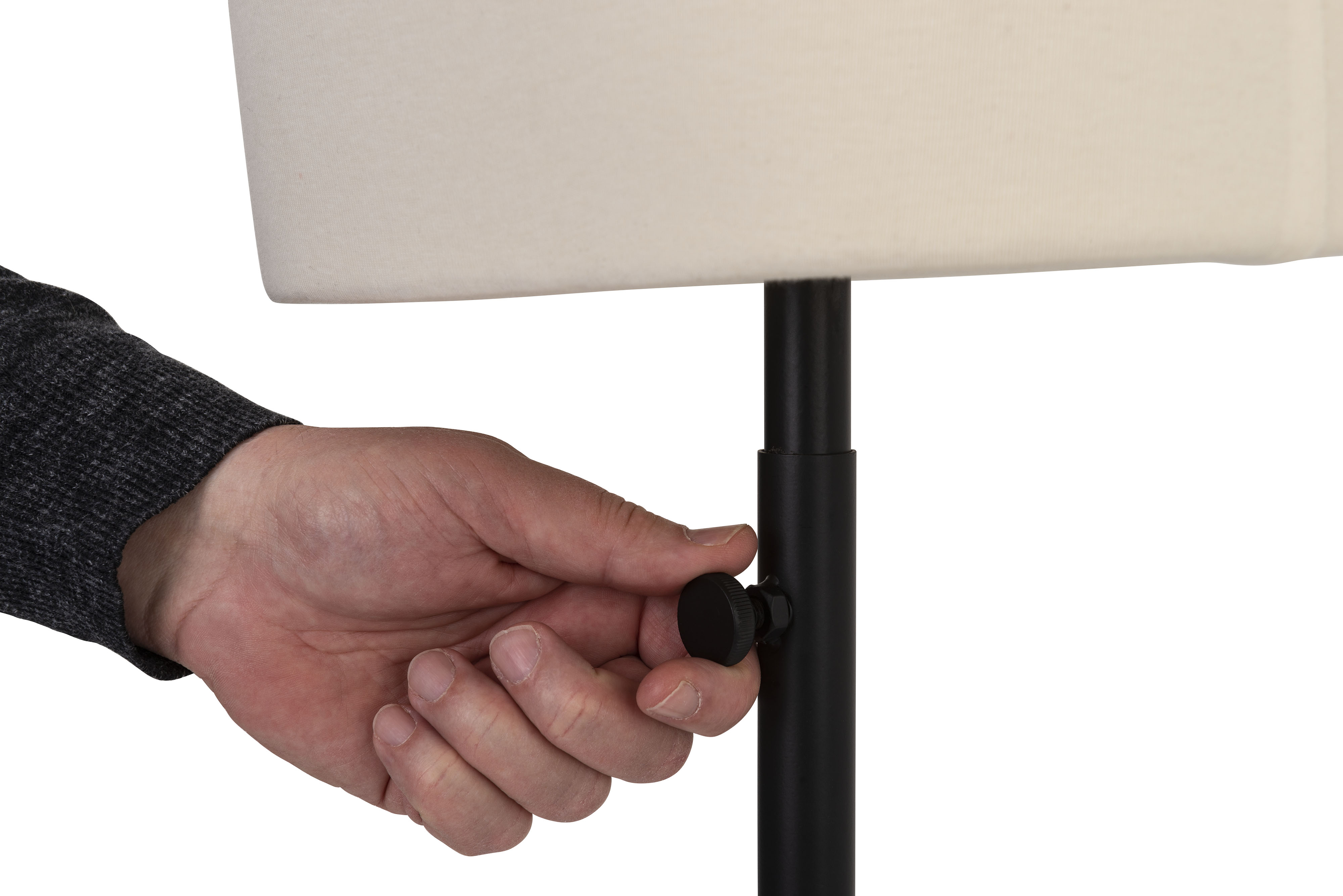 Male Sewing Bust with Wheels | Height-Adjustable Base | Displays2Go