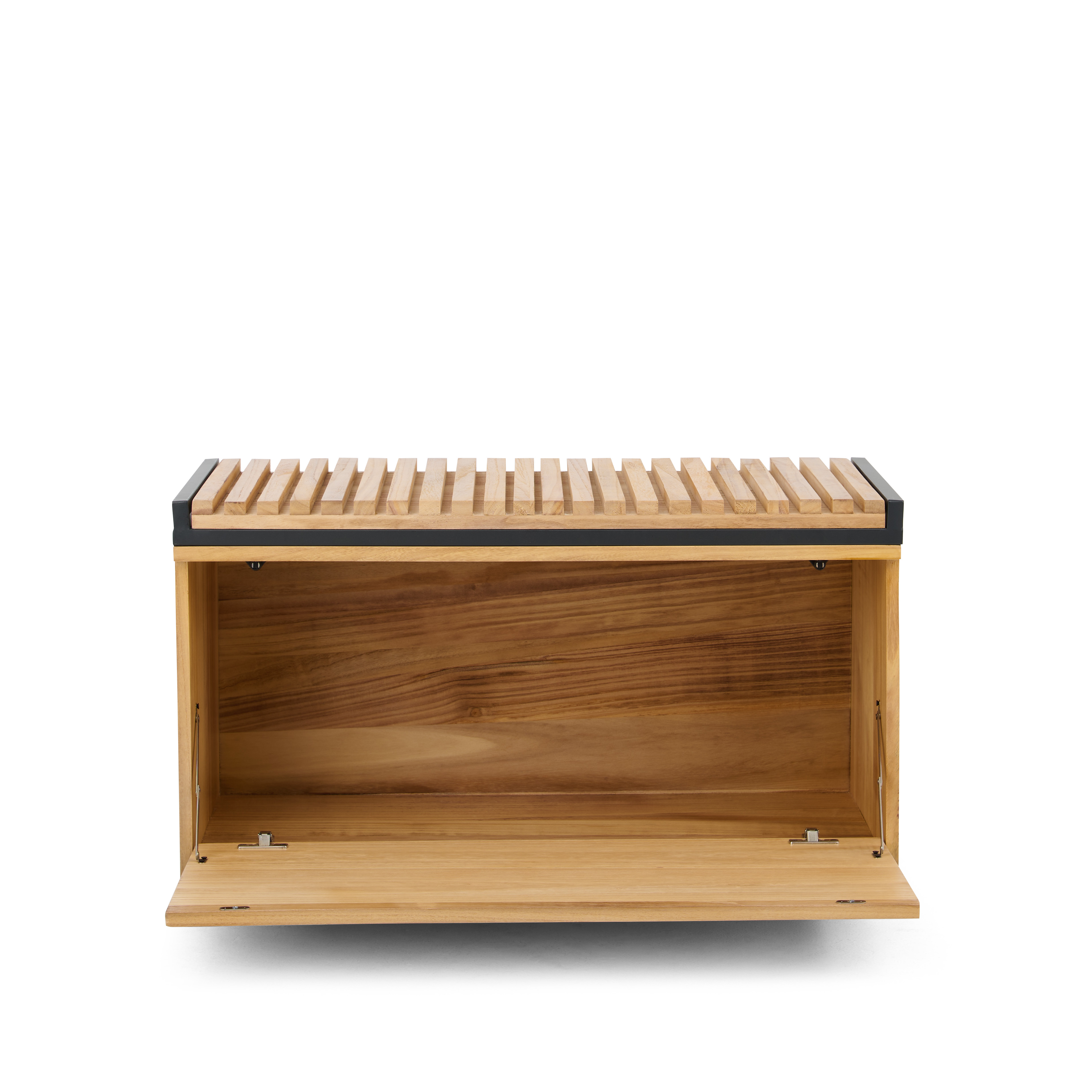 Retail Display Nesting Tables | Slatted Pine Natural Wood Finish ...