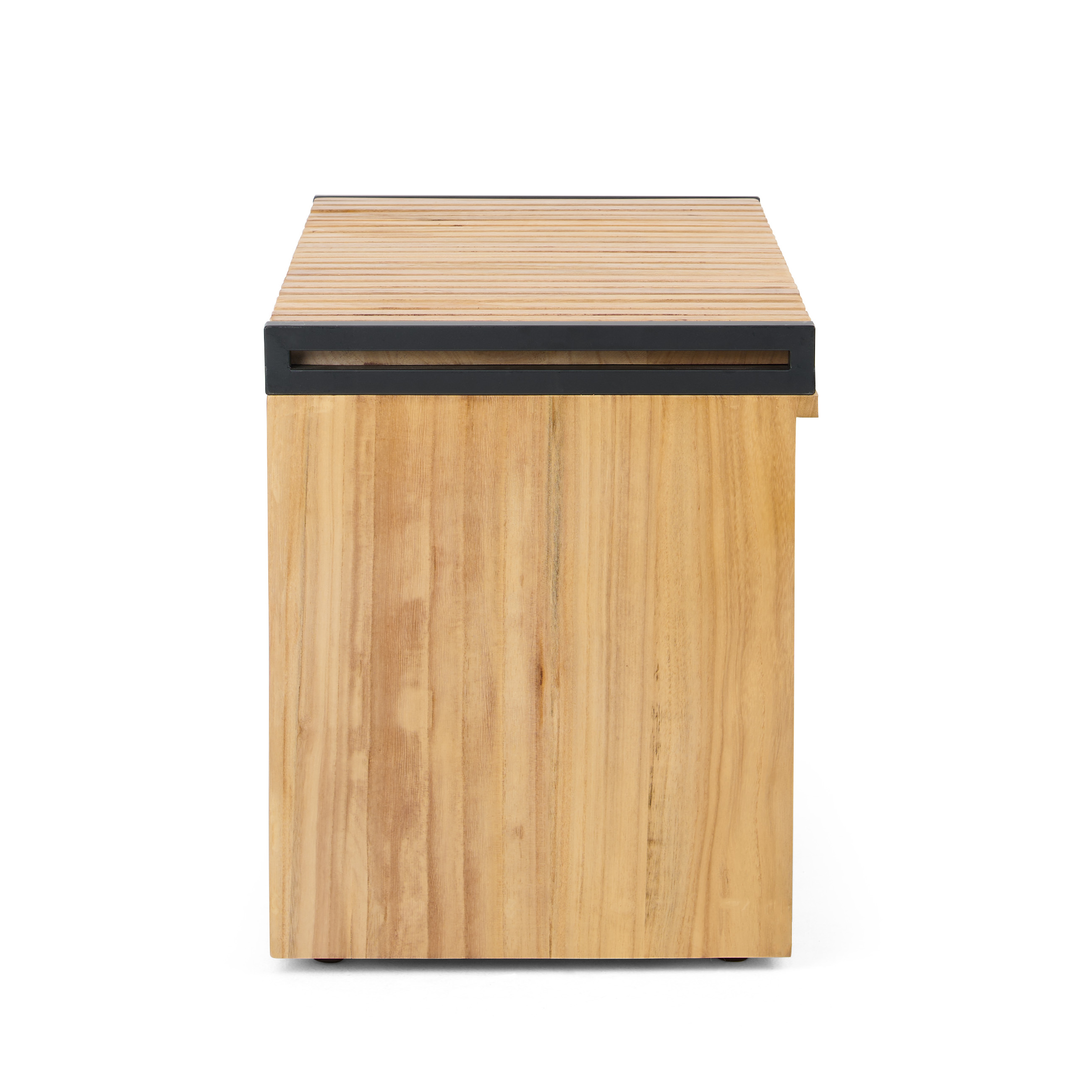 Retail Display Nesting Tables | Slatted Pine Natural Wood Finish ...