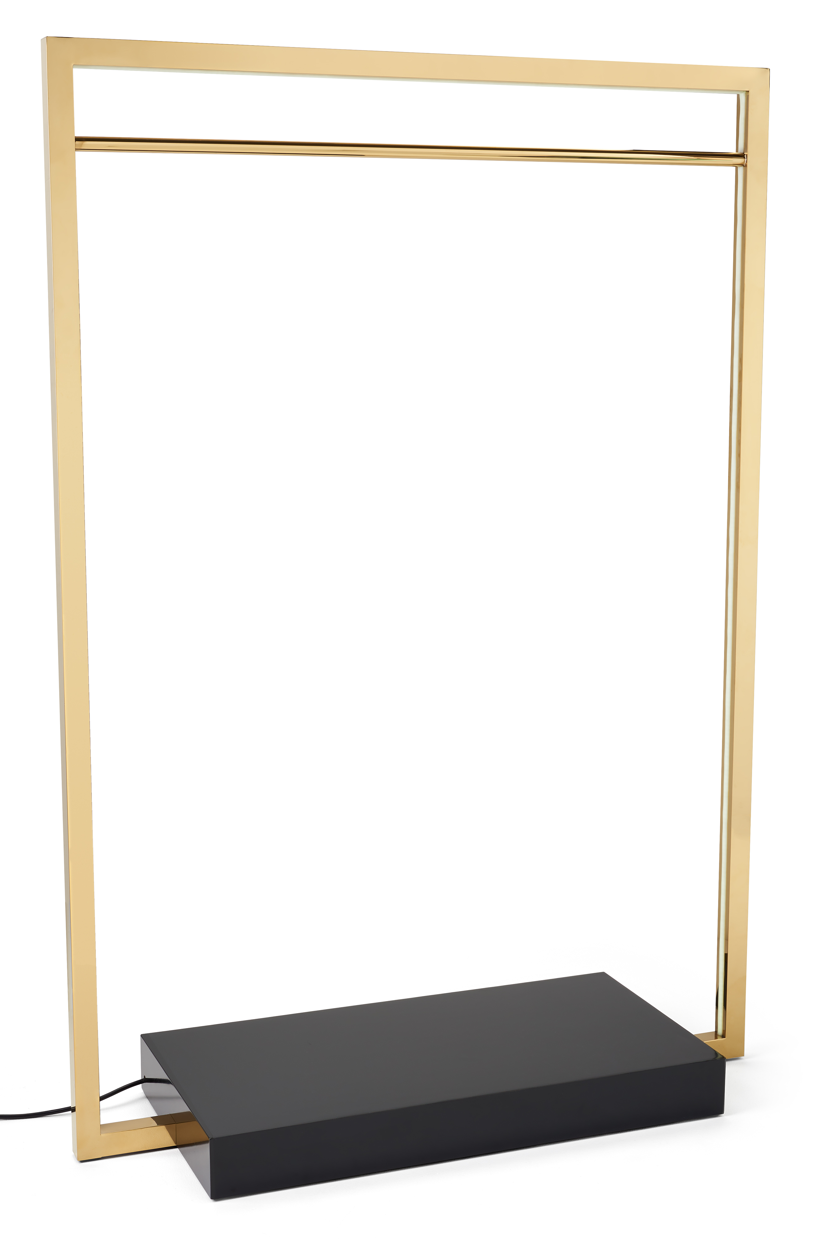 Modern Metal Clothing Rack | Built-In LED Illumination | Displays2Go