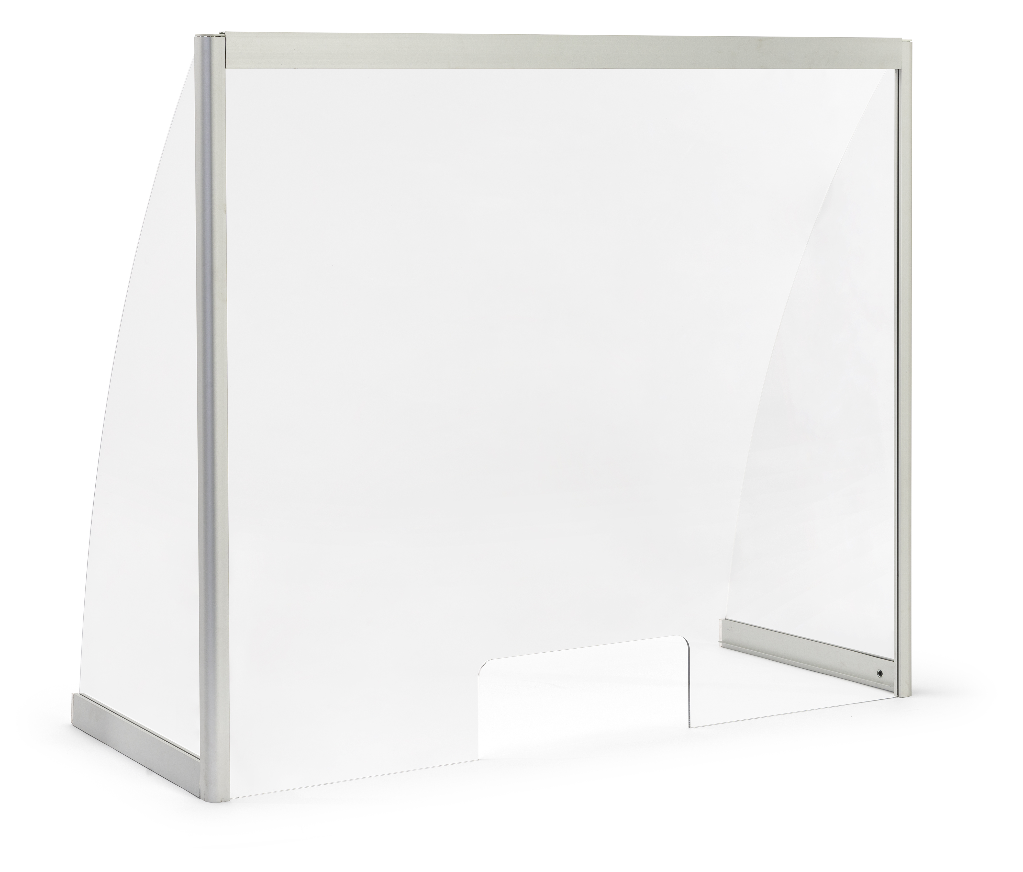 Countertop Acrylic Hygiene Shield | Durable Aluminum Frame | Displays2Go
