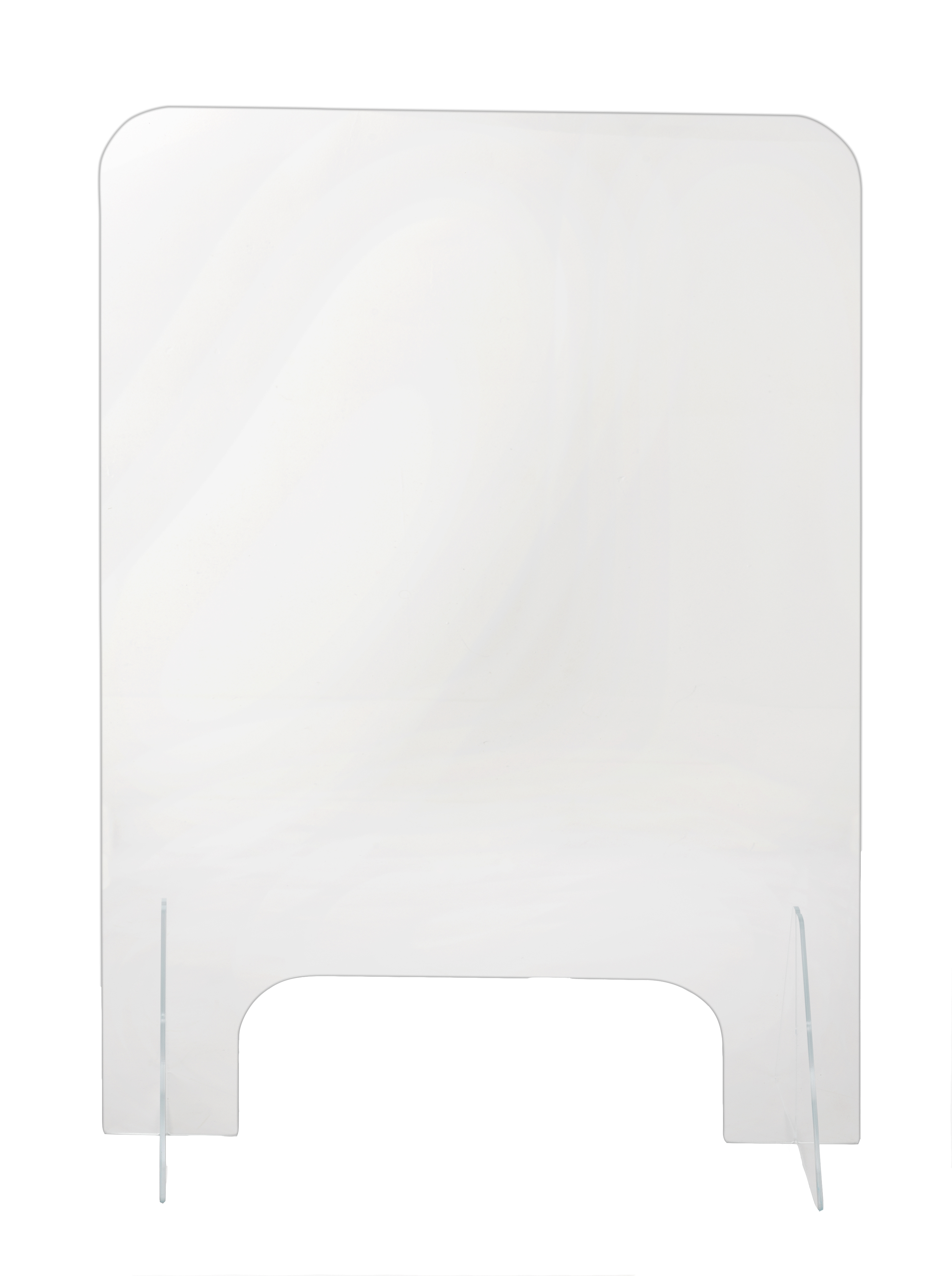 Clear Acrylic Splash Guard | Countertop Placement Style | Displays2Go