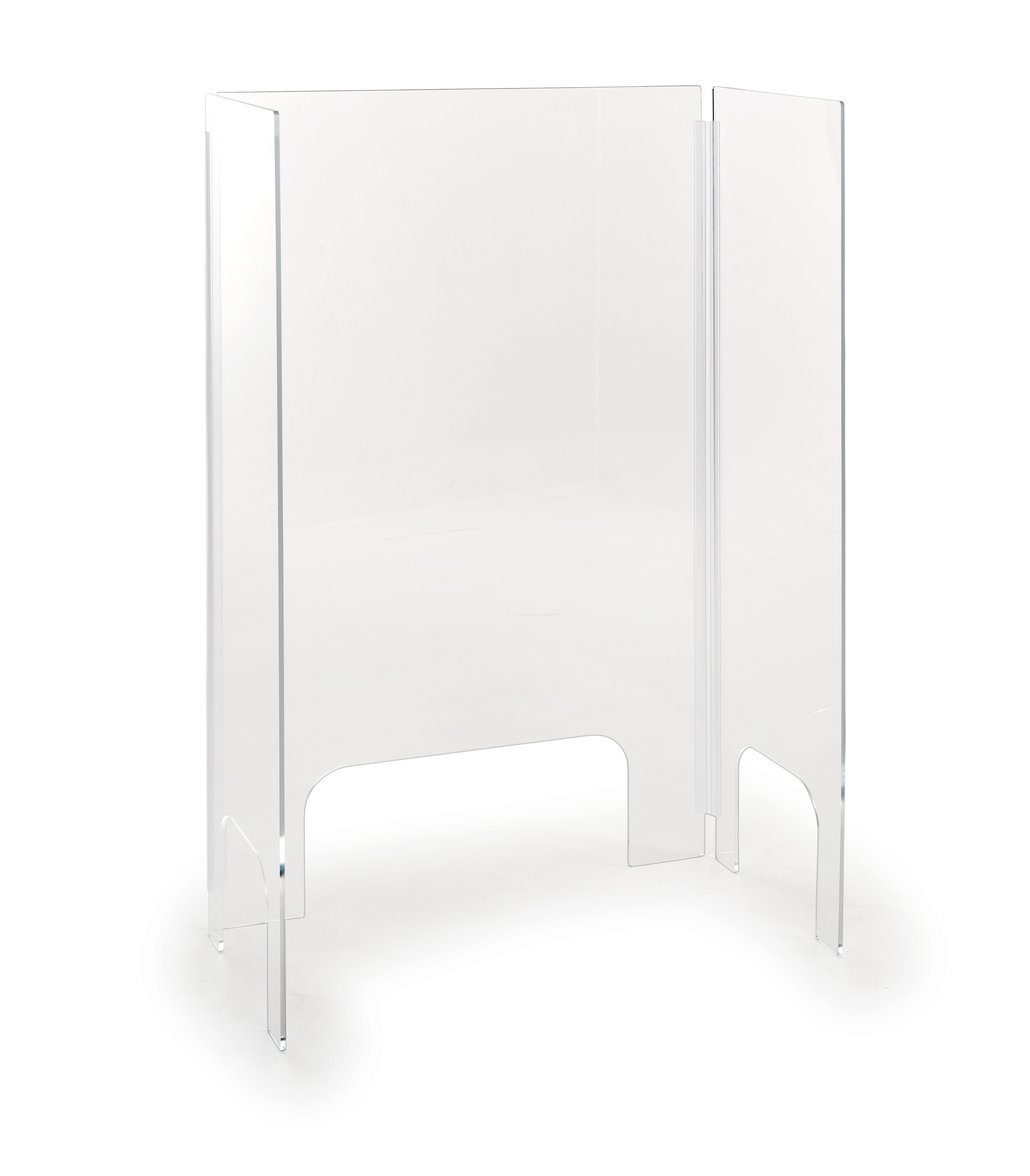 Acrylic Countertop Cashier Shield | Slot for Transactions | Displays2Go
