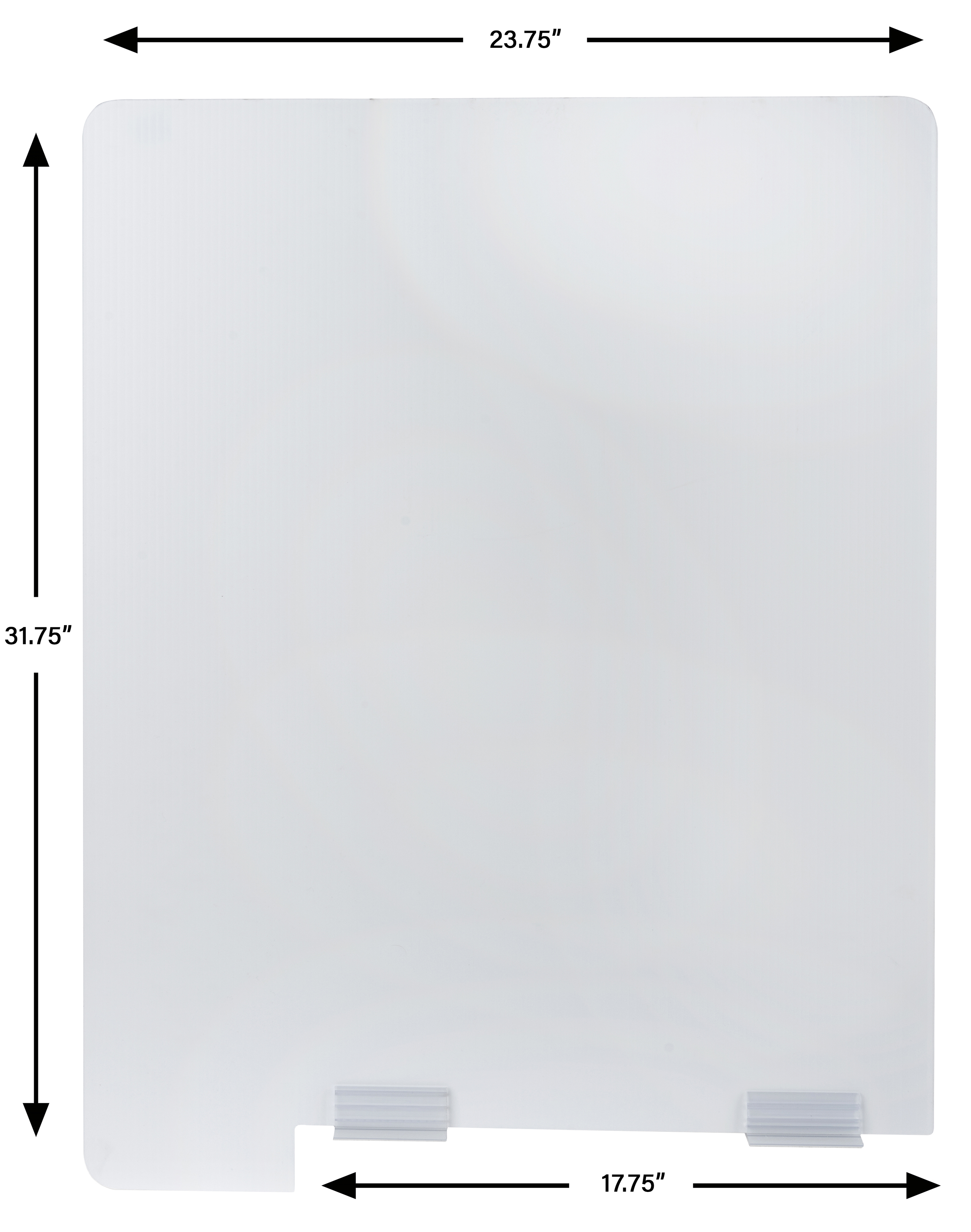 Splash Guard Divider Panel | 23" Wide x 31" Tall Shield | Displays2Go