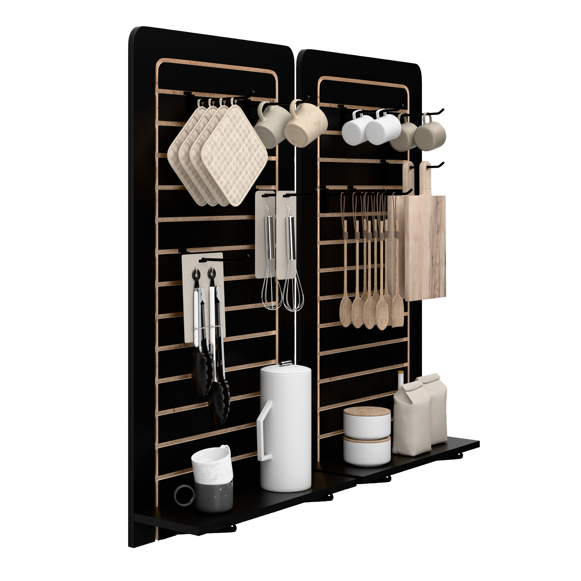 Retail Slatwall Panels | 2-Pack Vertical Display | Displays2Go