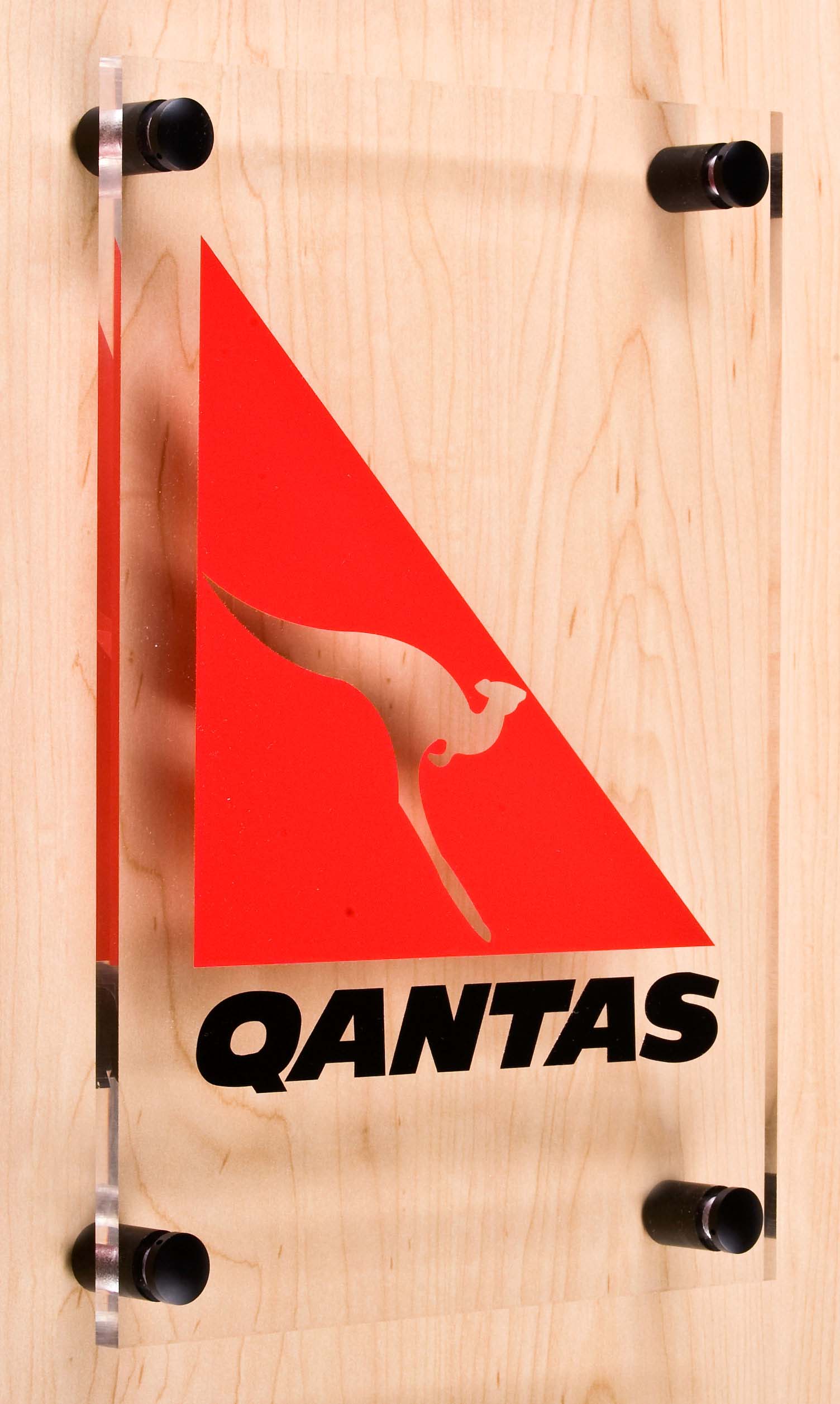 Black Sign Spacers | Set of (4) 1” Long Aluminum Standoffs | Displays2Go