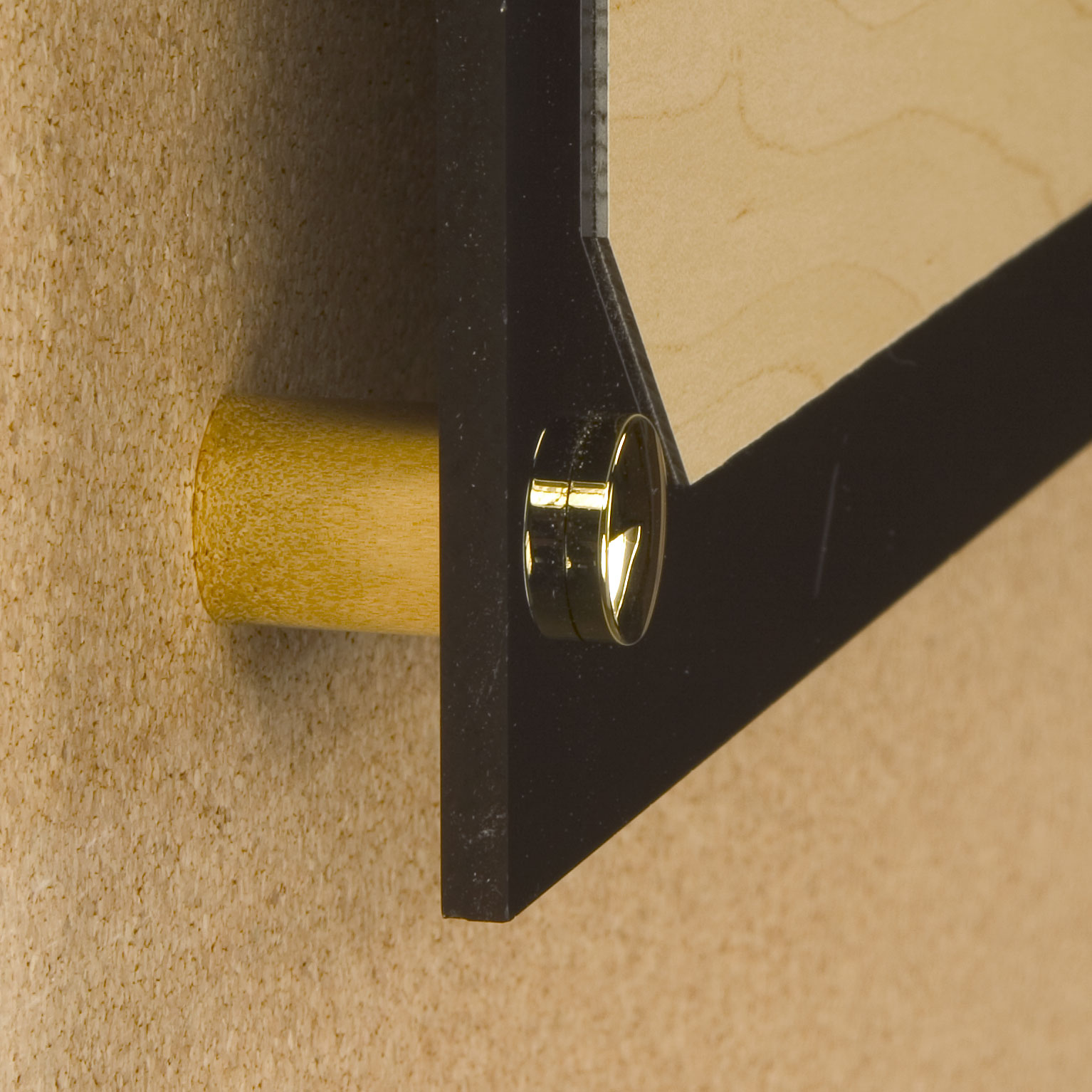 Gold Standoffs for Signs Mount on the Wall for a Dramatic Effect ...