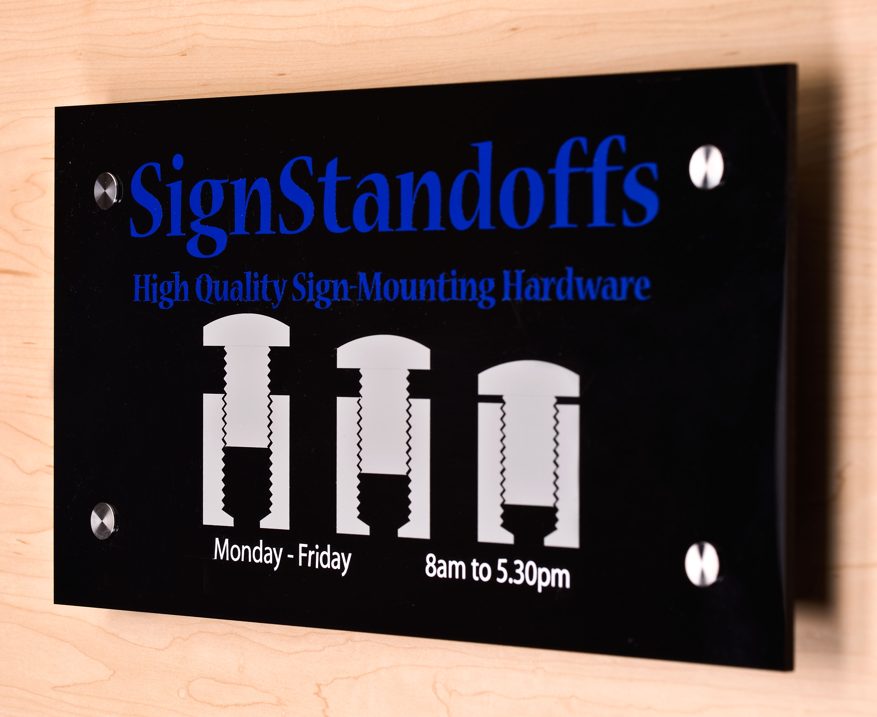 Sign Mounting Systems | 3/4 x 1 Round Through-Grip & Locking | Displays2Go