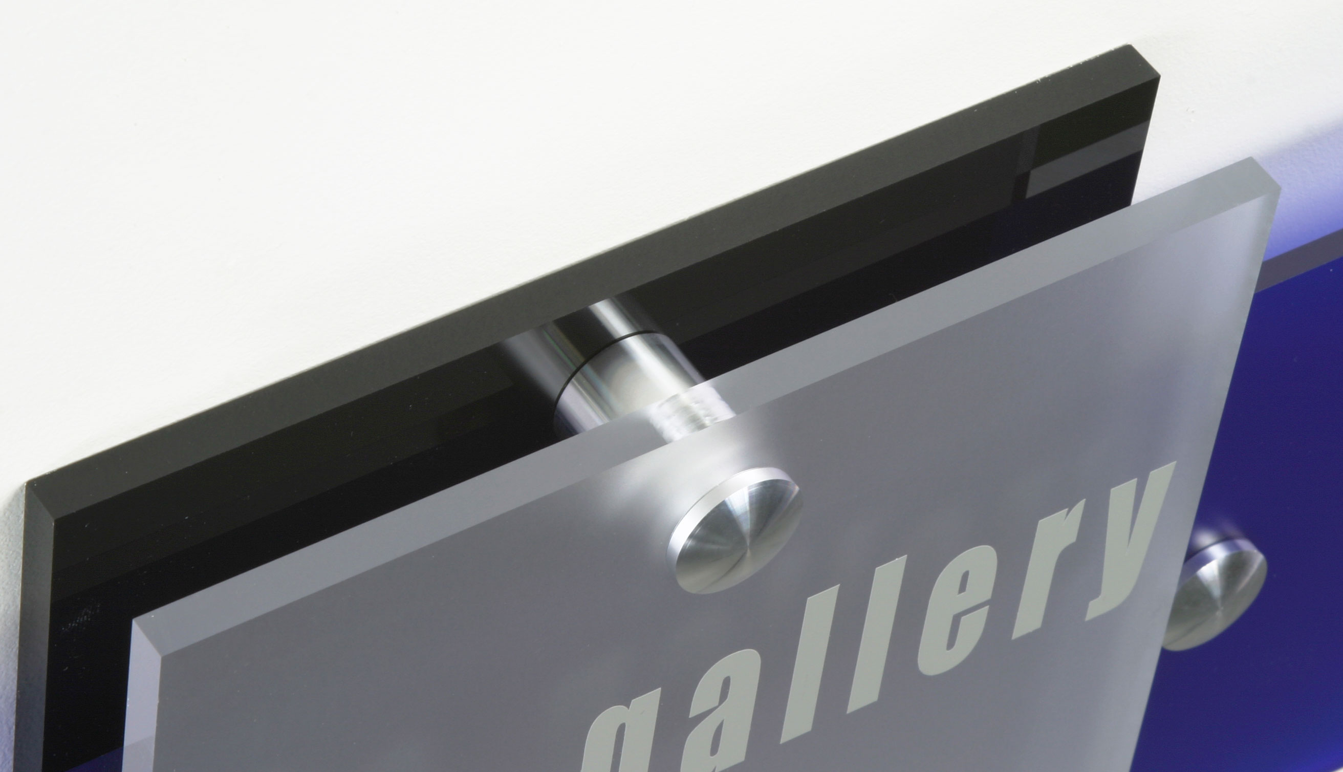 This standoff sign hardware accents any sign installation - | Displays2Go