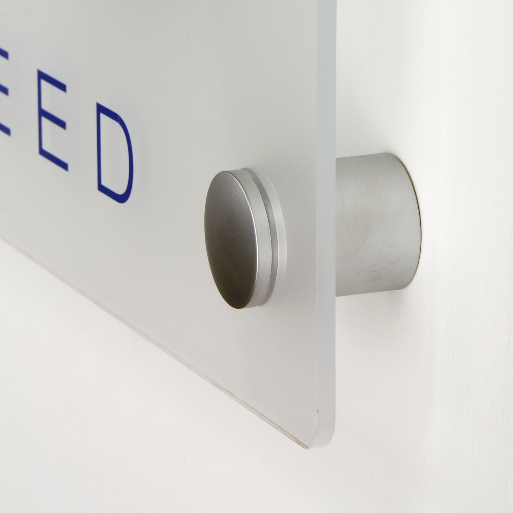 Sign Mounting Hardware mounts signage off the wall with great effect ...