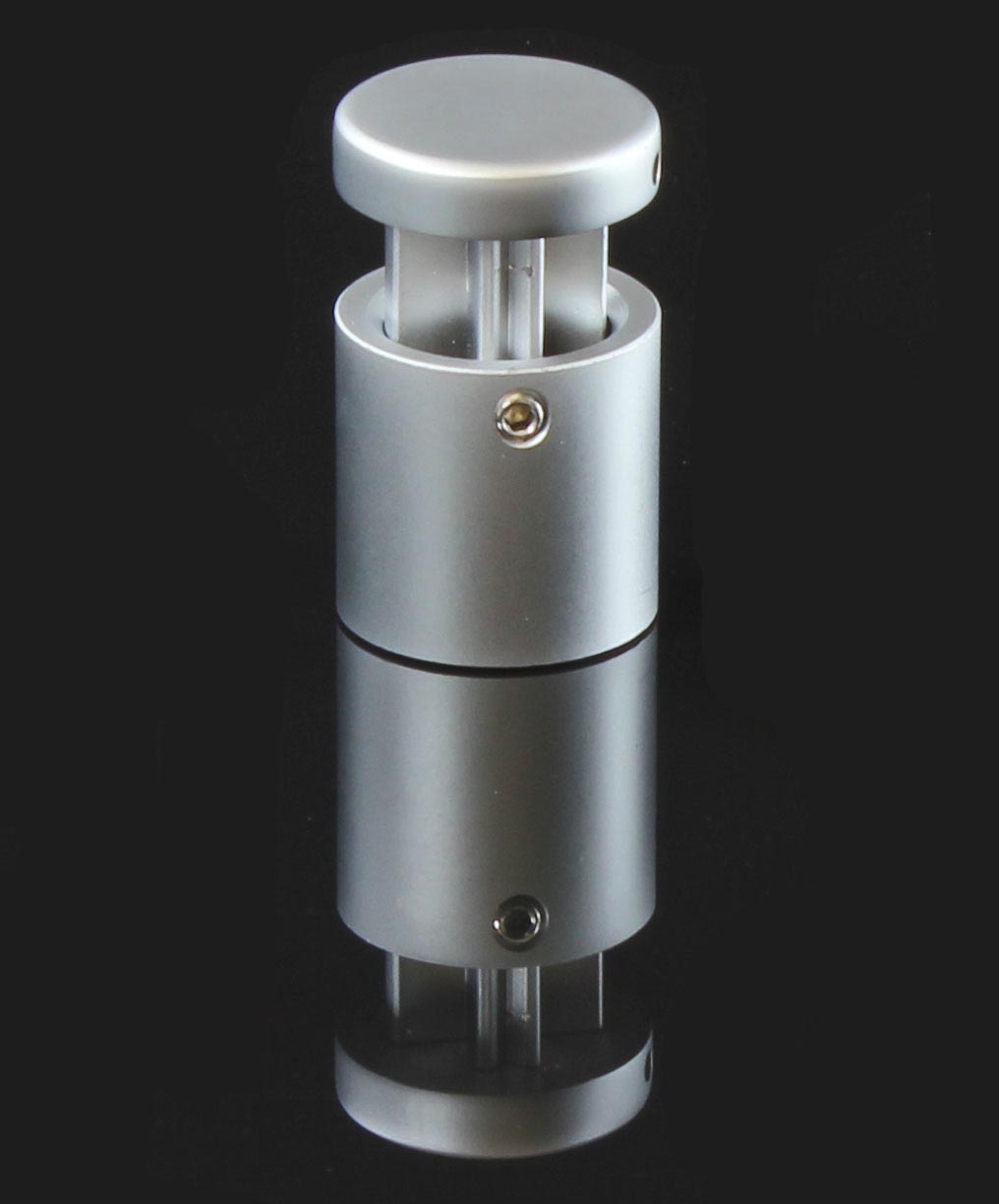Stand Off Systems | 1 x 1 Silver Edge Grip Standoffs | Displays2Go