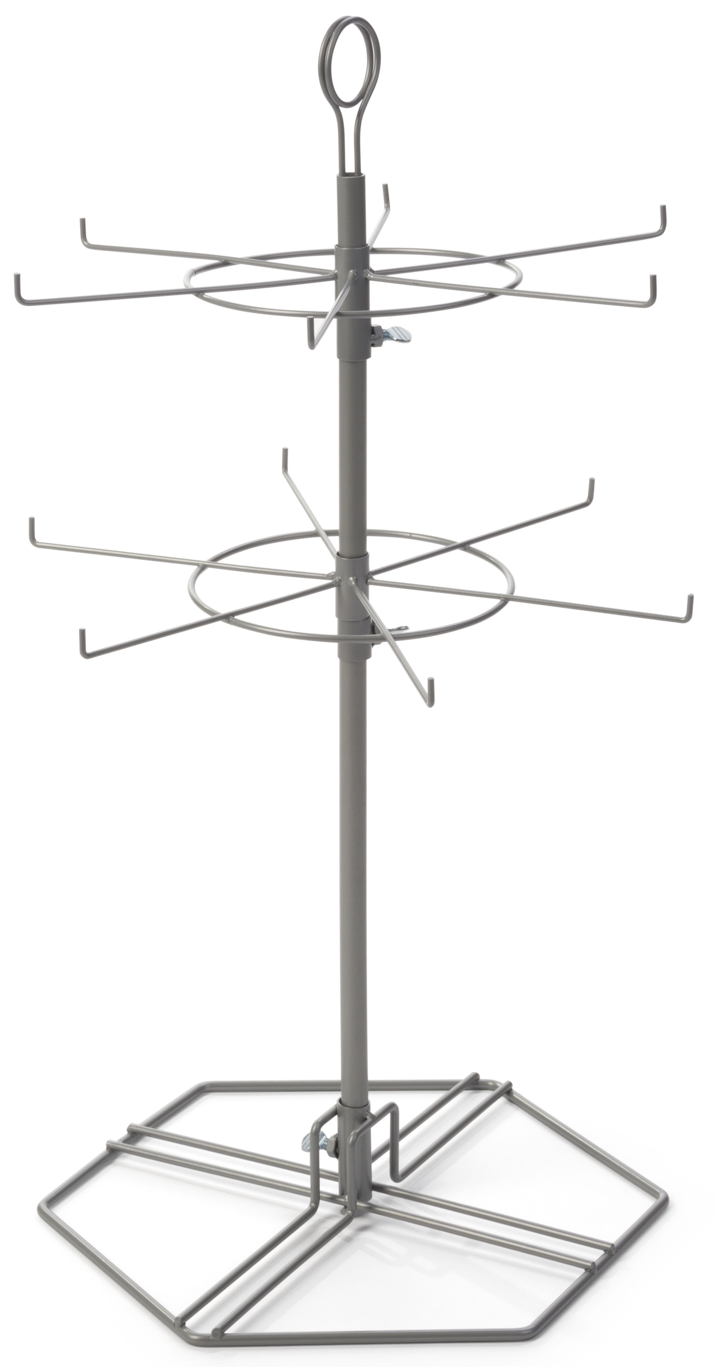 Wire Spinner Rack | 12 Peg Hooks | Displays2Go