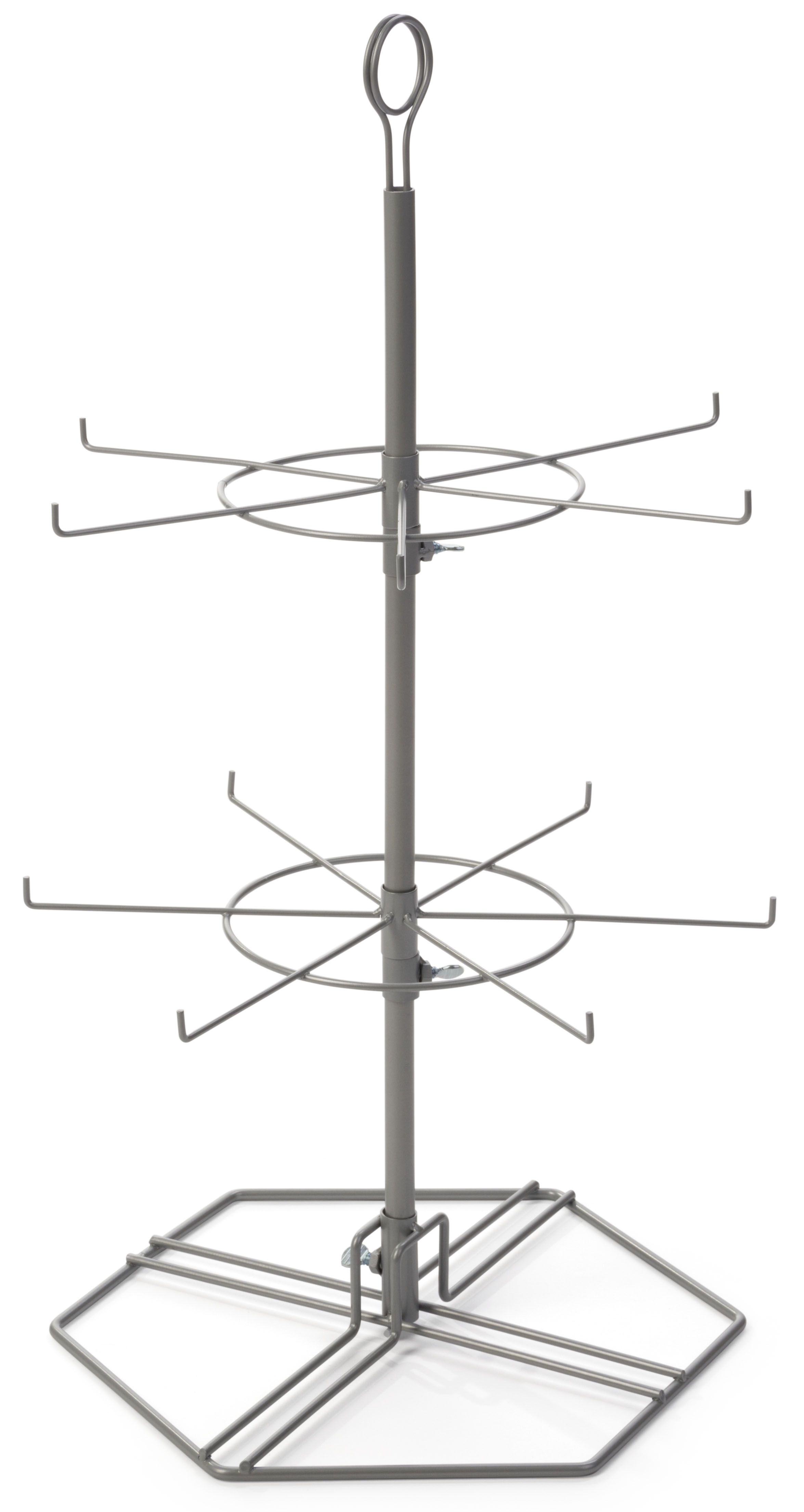 Wire Spinner Rack | 12 Peg Hooks | Displays2Go