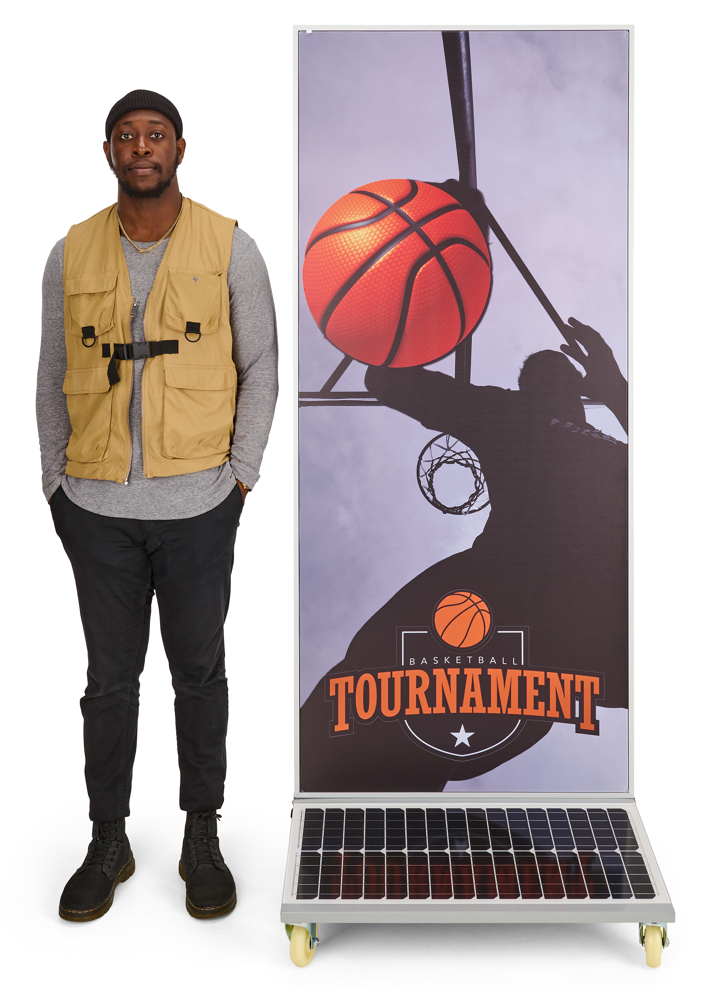 Solar Light Box Banner Stand | Custom SEG Graphics | Displays2Go
