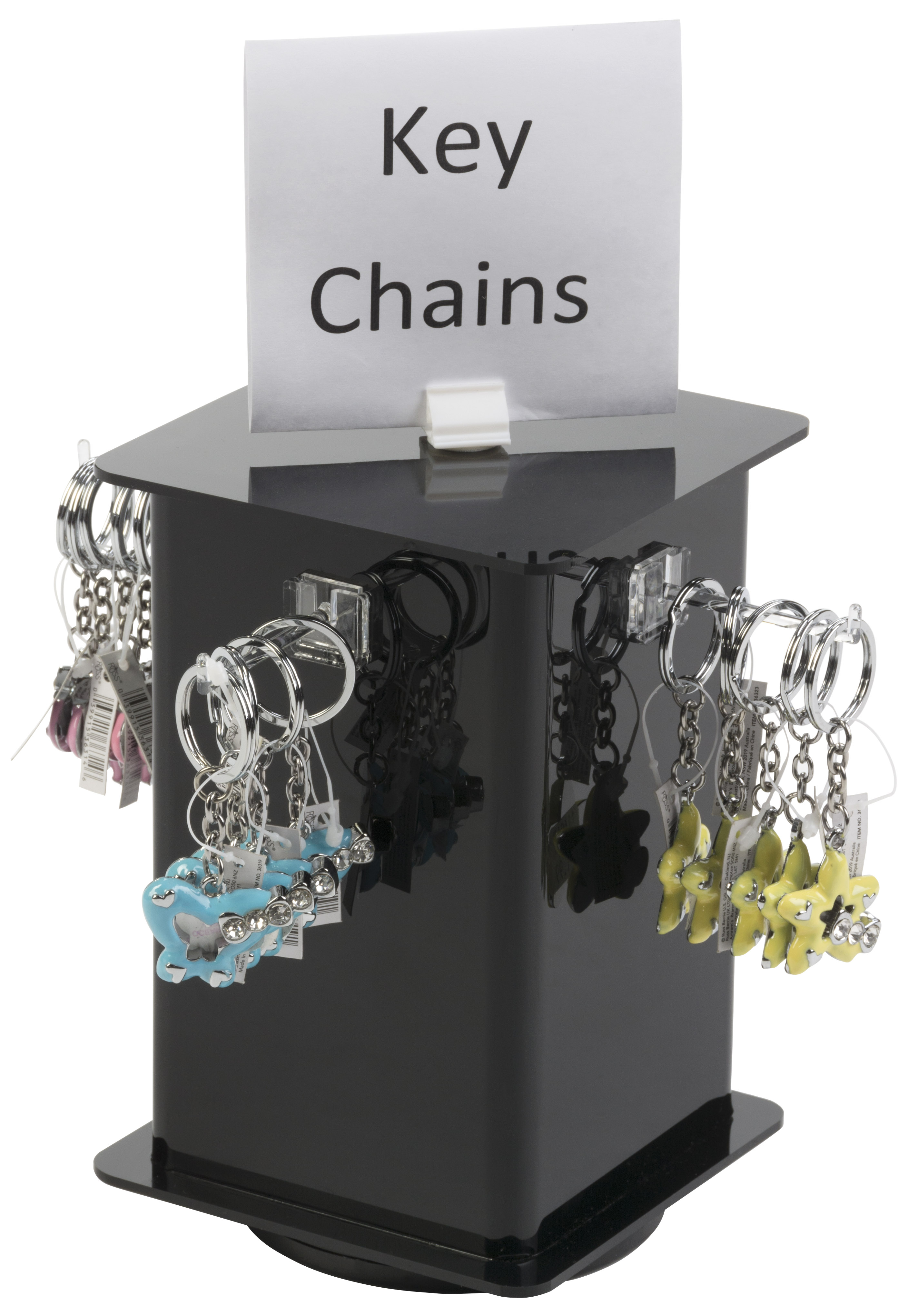 Countertop Spinner Display Rack | Sign Holder Clip on Top | Displays2Go