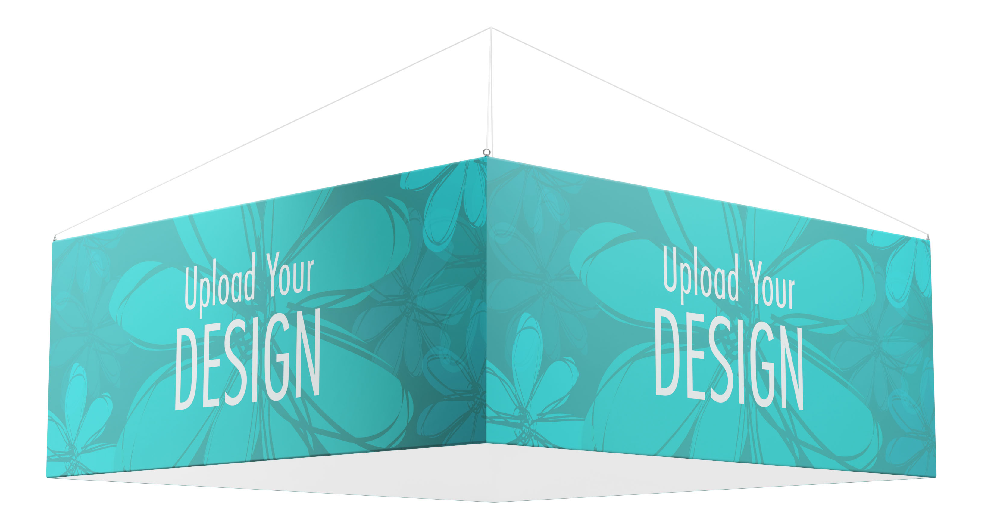 Hanging Graphic | (4) Custom Full Color Panels | Displays2Go