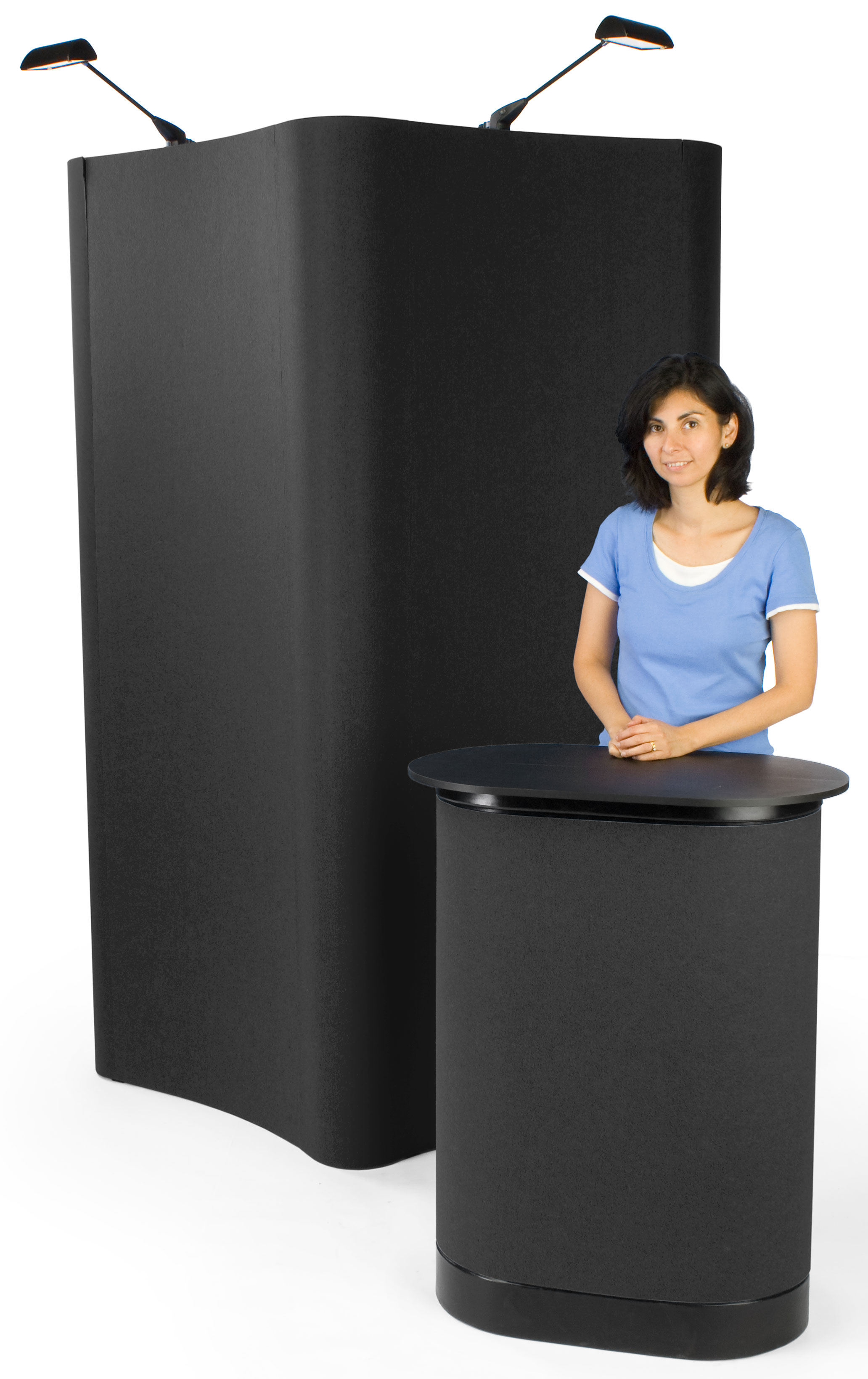 These Exhibits are Trade Show Displays 83" in Height! The Trade Show ...