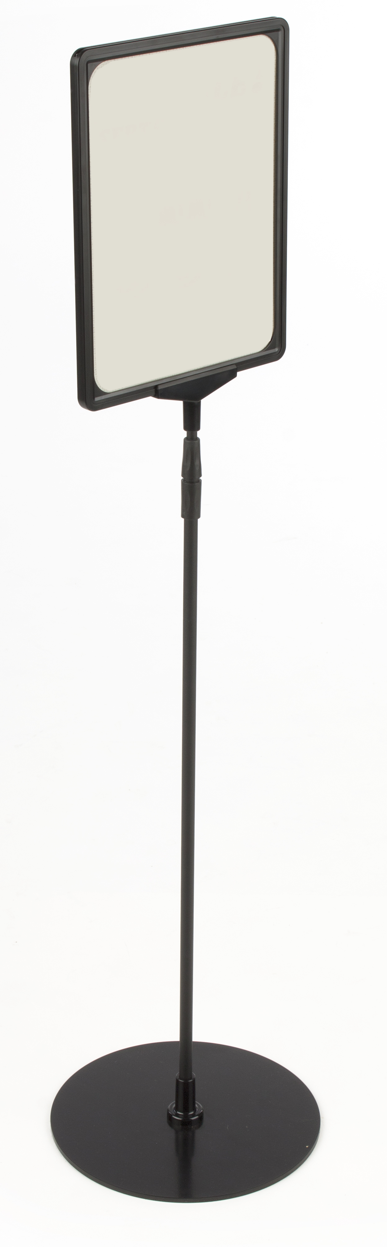 Slide-In Sign Holder Stand | Black Height Adjustable Poster Frame ...
