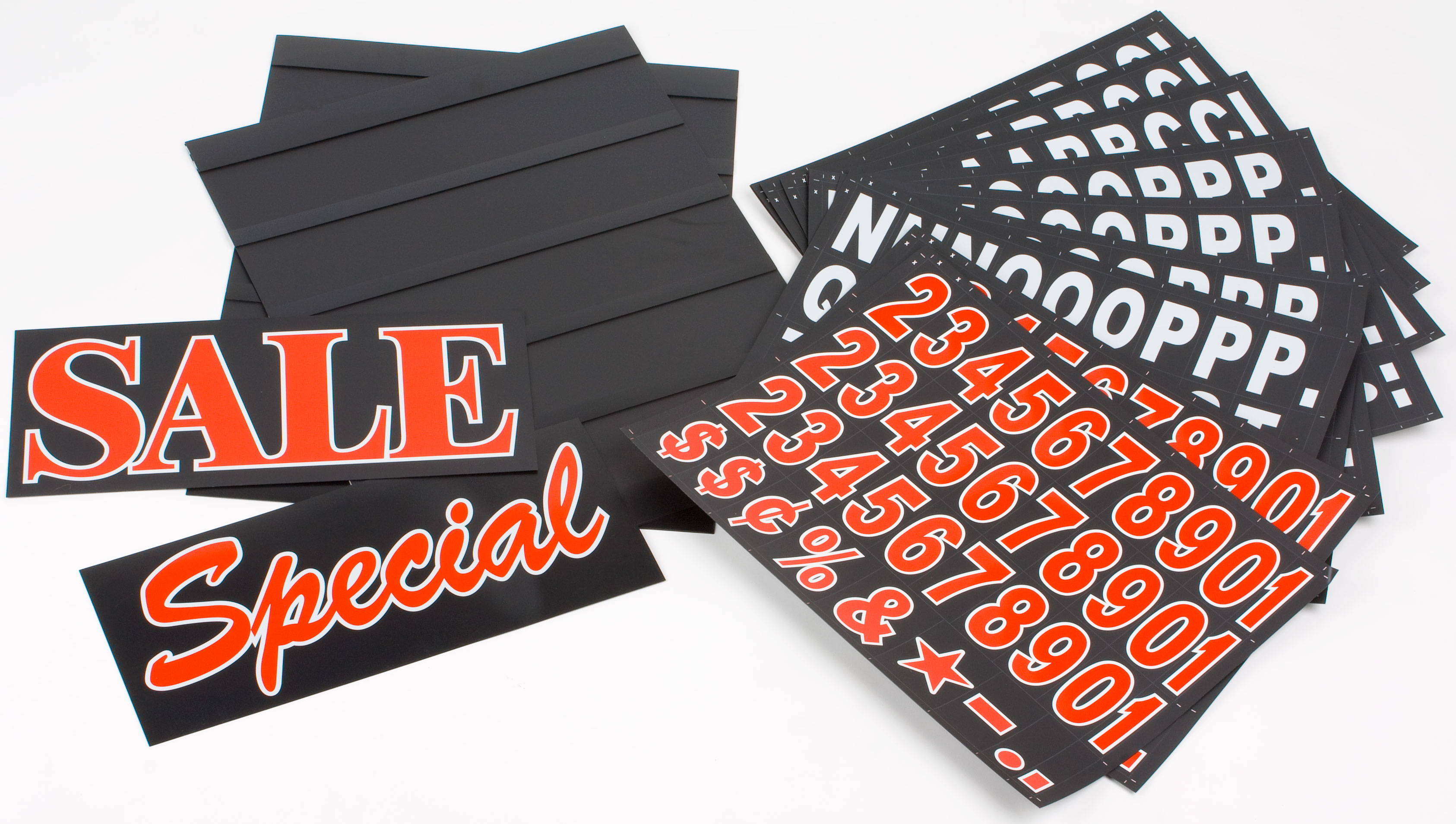 Sidewalk Signs | Full Letter Kit With Silver Frame | Displays2Go