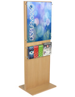Wooden Folded Pamphlet Displays | Single & Multi-Pocket Brochure Racks