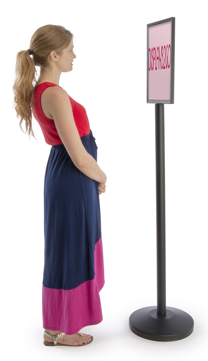Stanchion with Sign Holder | Displays2Go
