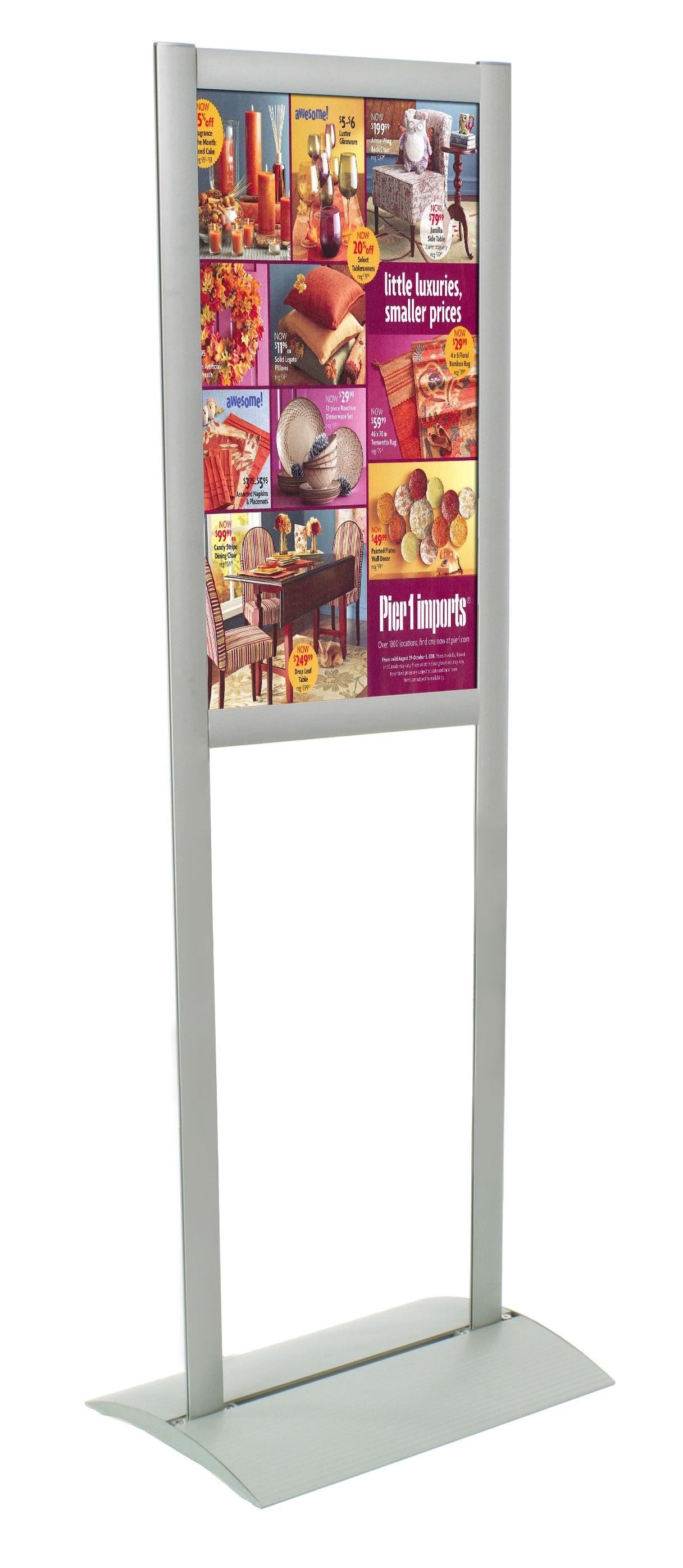 Sign Holders | 24 x 36 Poster Stand for Floor w/ Top Insert | Displays2Go