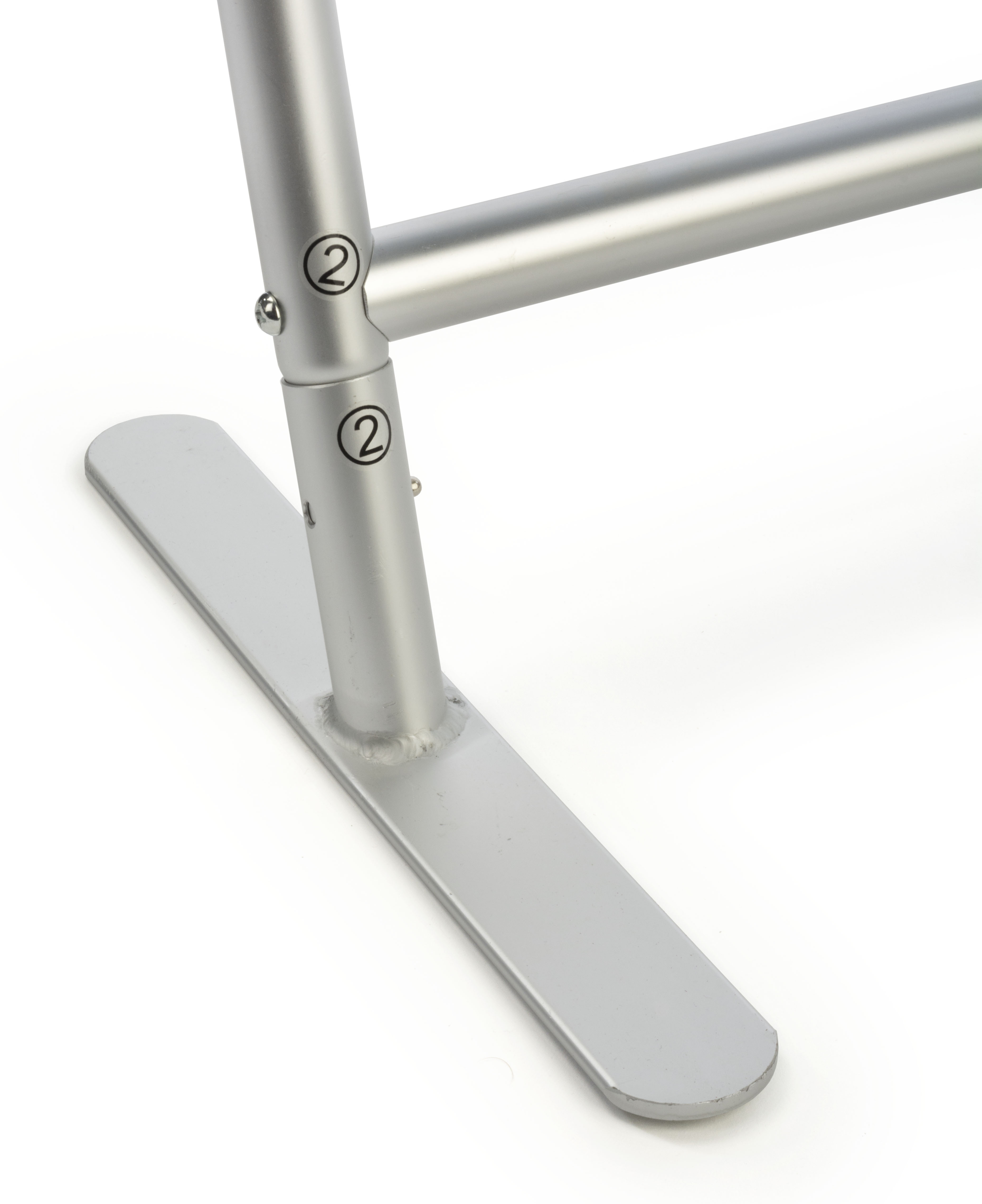 6’ Wide Wave Backdrop | Aluminum Tube Frame | Displays2Go