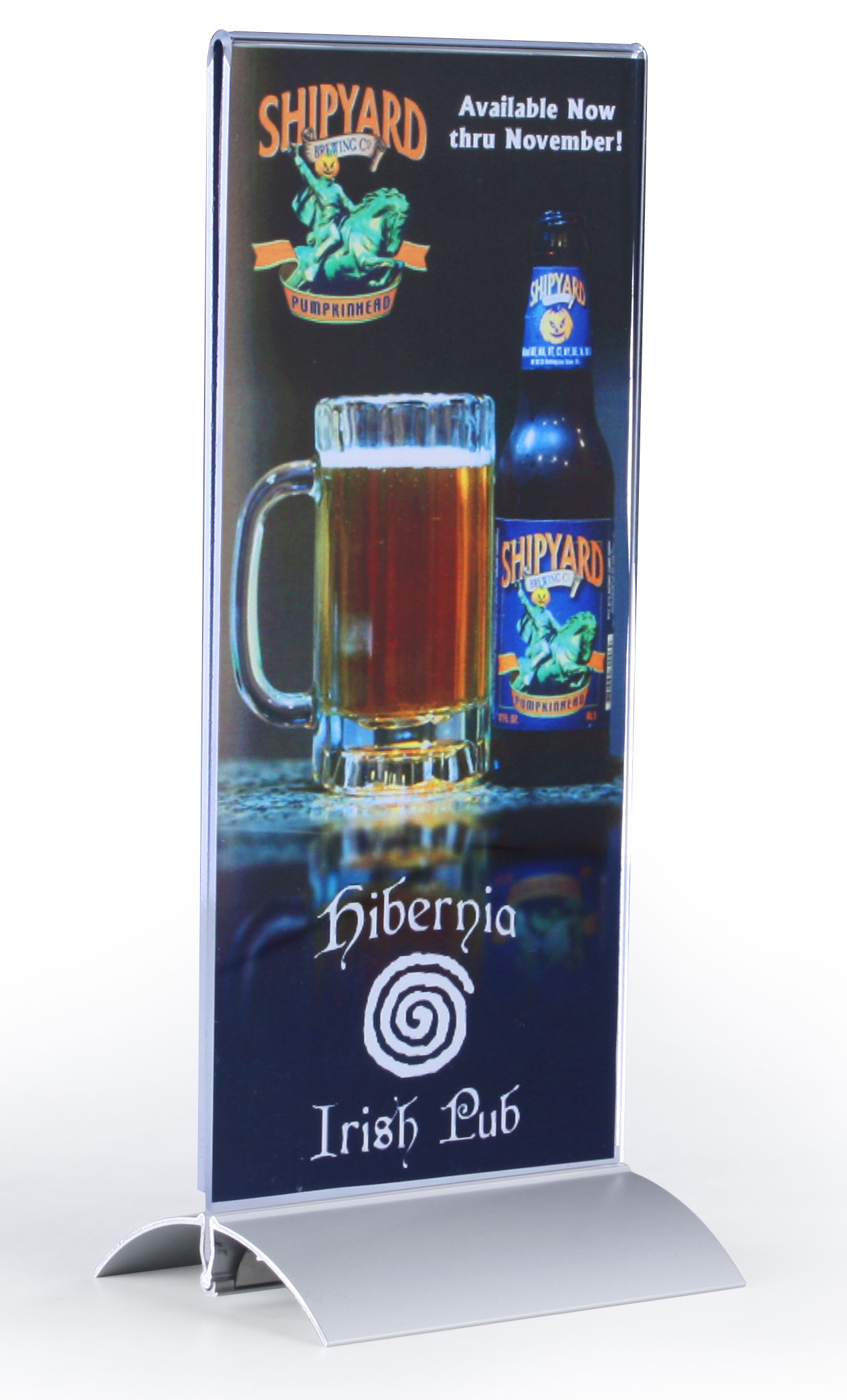 Table Top Signs | Aluminum Base & 9" Height | Displays2go