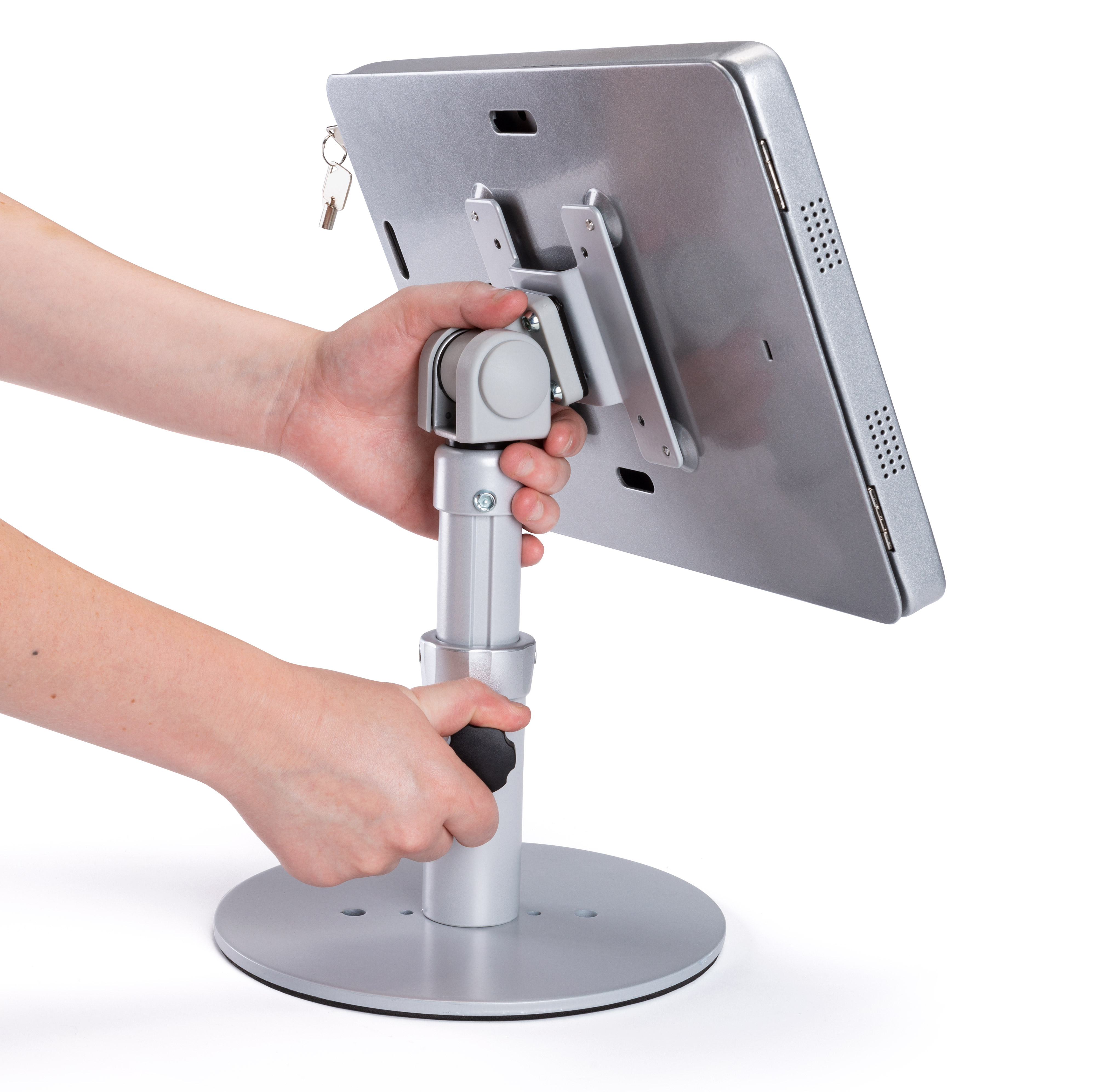 Surface Pro Counter Kiosk Stand | Mount to Desk or Table | Displays2Go