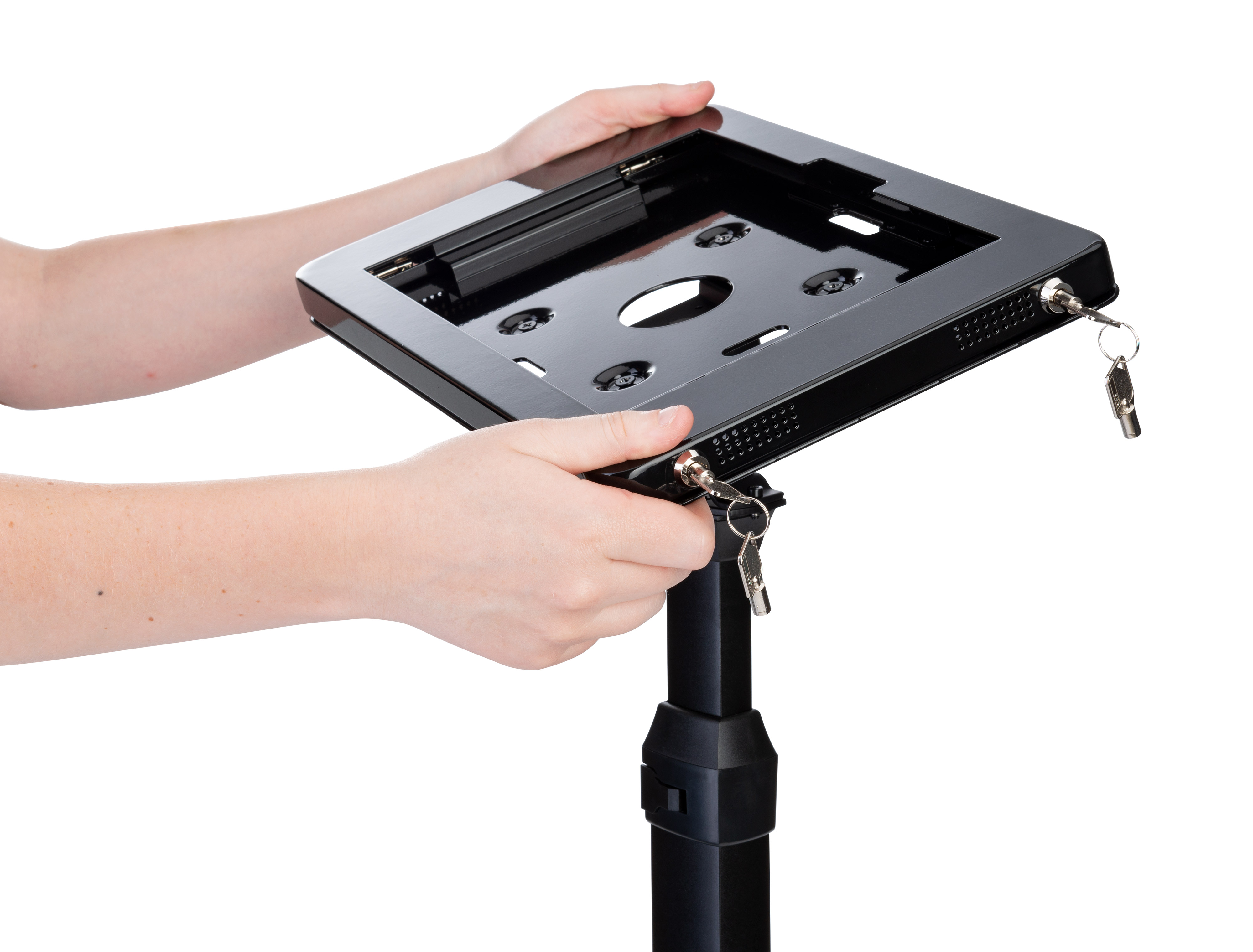 Freestanding Microsoft Surface Pro Stand | Adjustable Height | Displays2Go