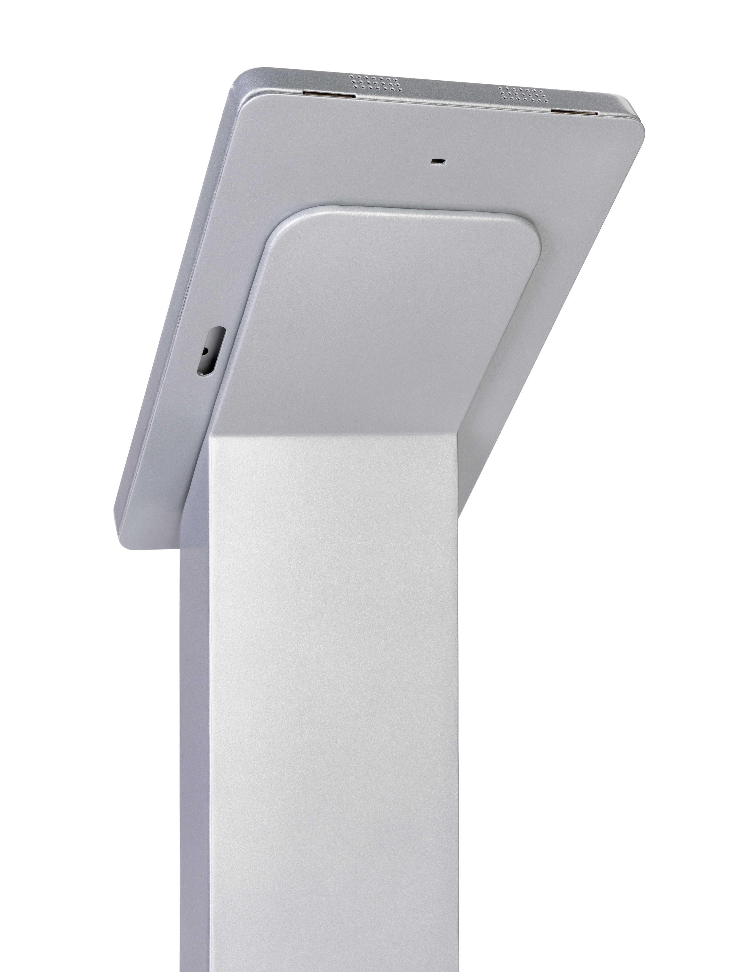 Pillar Base Surface Pro Floor Stand Enclosure | Silver Aluminum ...