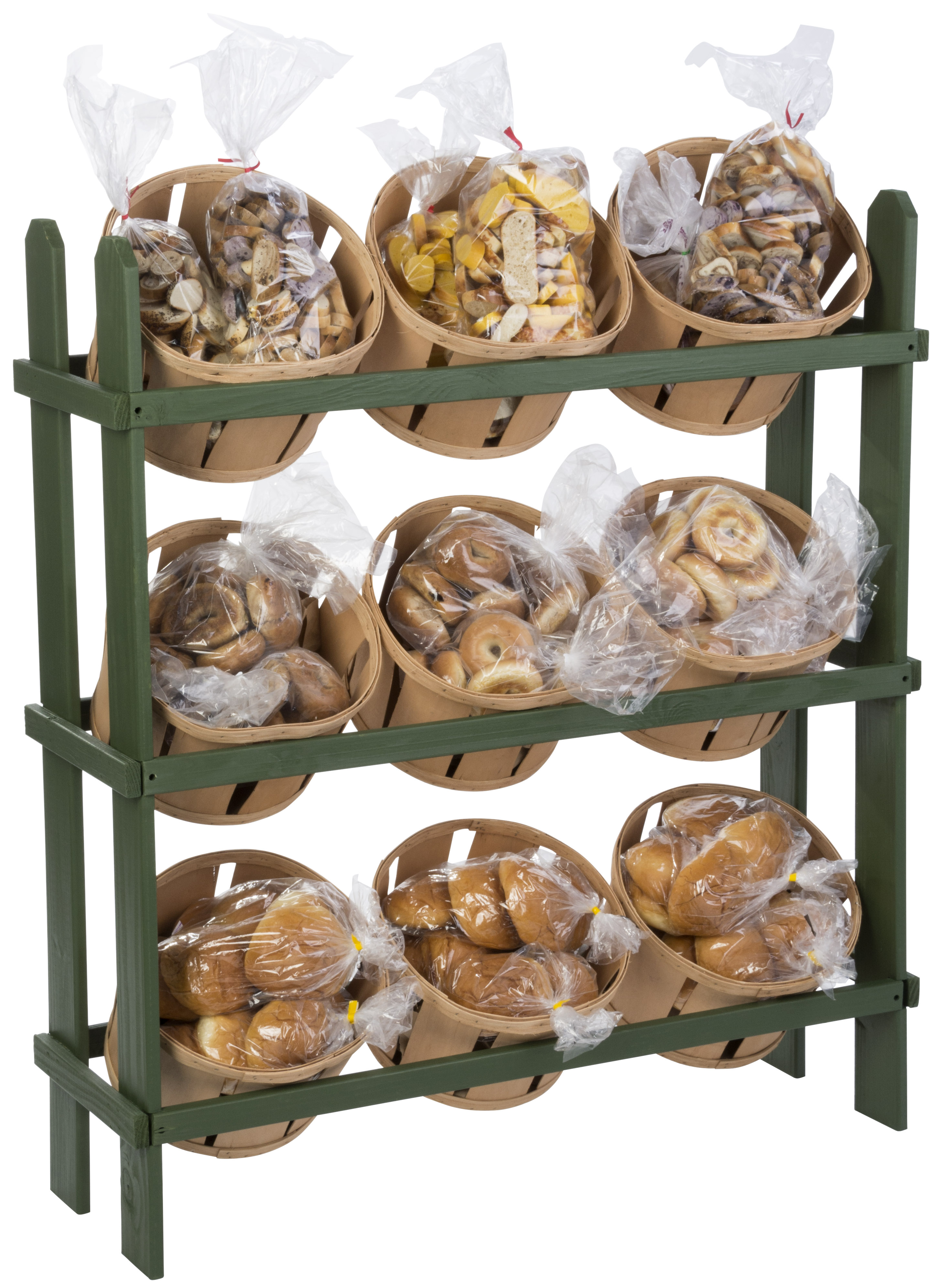 Wooden Basket Display | Bulk Merchandising For Retail | Displays2Go