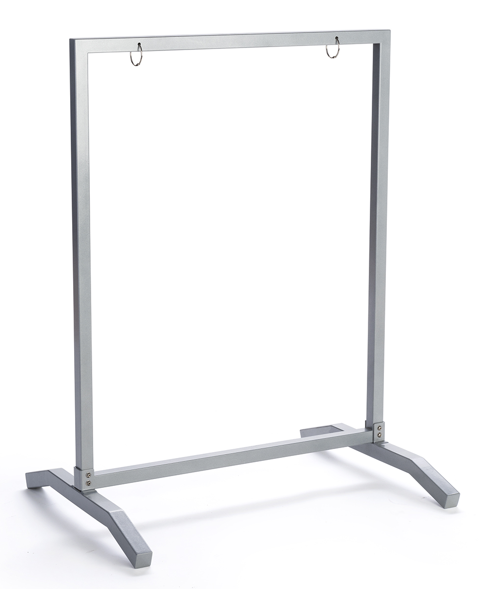 22x28 Silver Metal Sidewalk Hang Frame | Outdoor Quality | Displays2Go