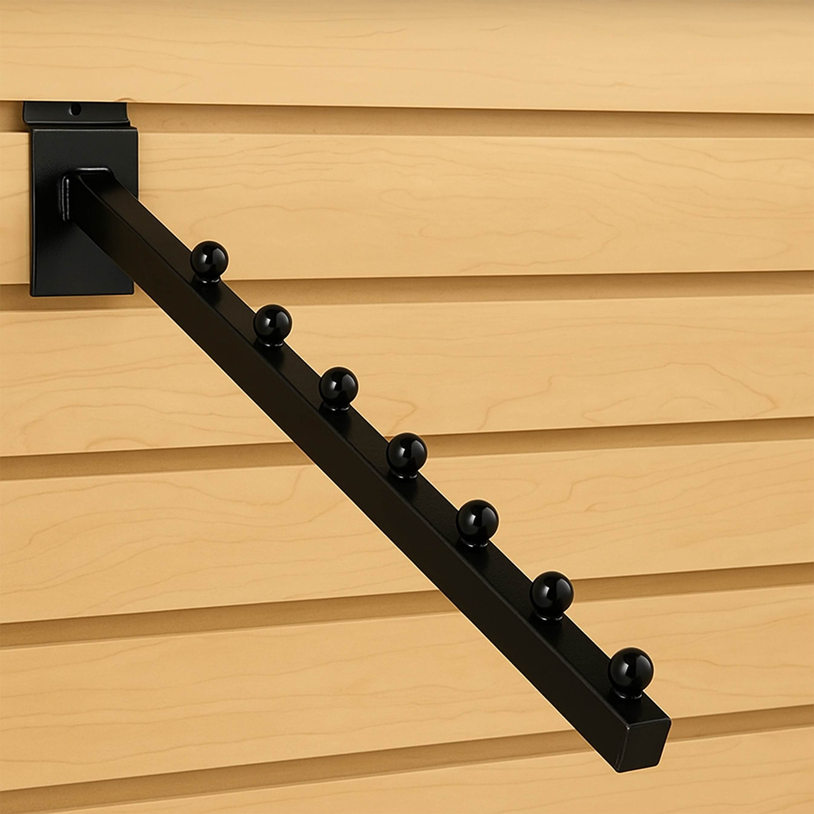 6-Ball Waterfall for Slatwall | Square Tube | Displays2Go