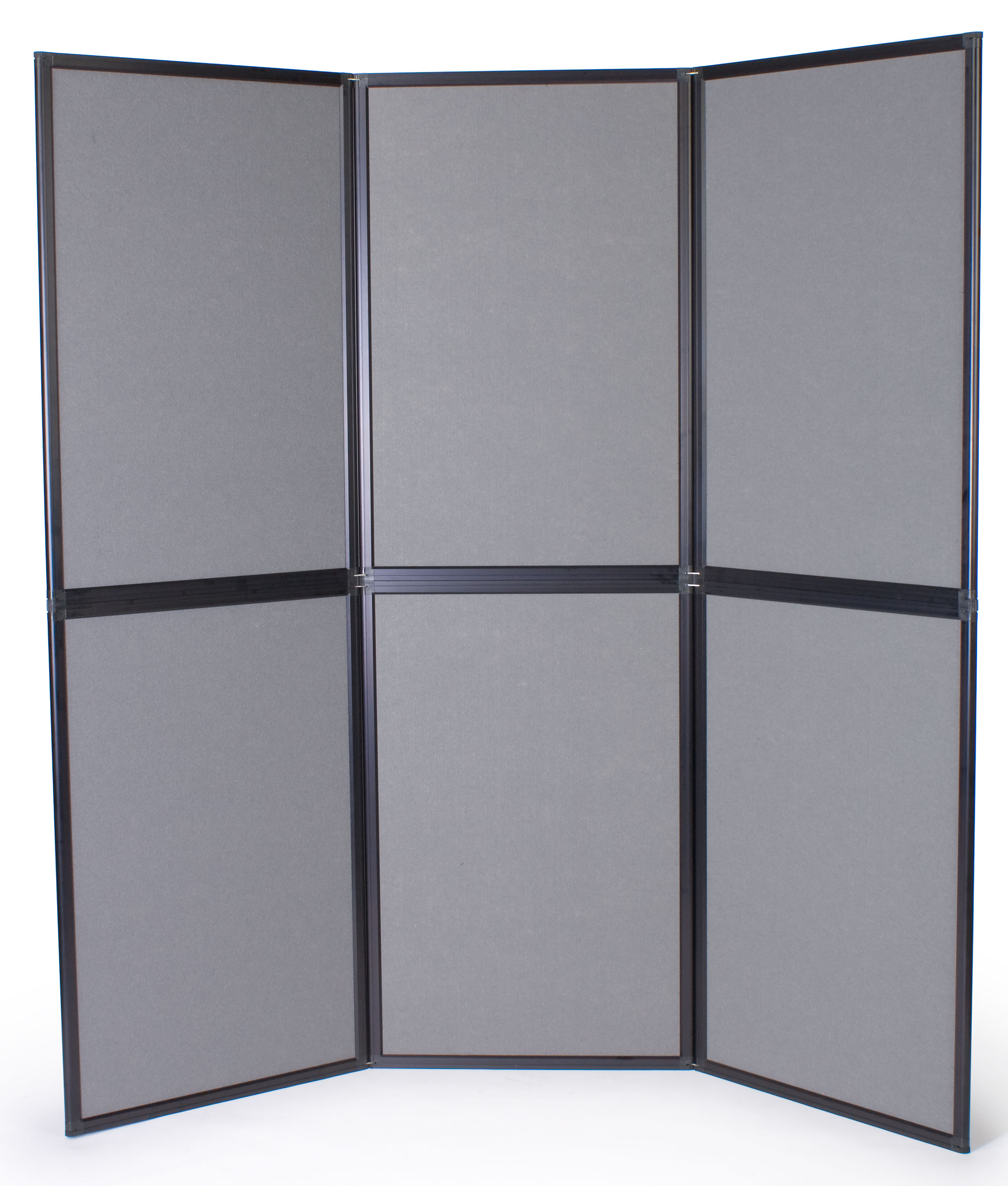 Foldable Display Panel for Trade Show Booths - Gray Fabric | Displays2Go