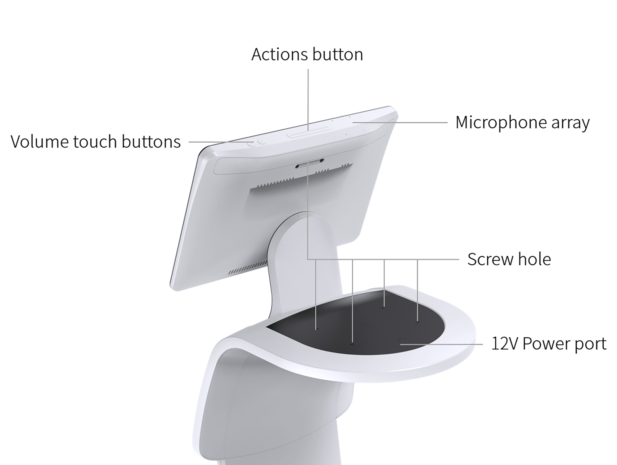 V3 Temi Personal Assistant Robot | Fully Autonomous Navigation | Displays2Go