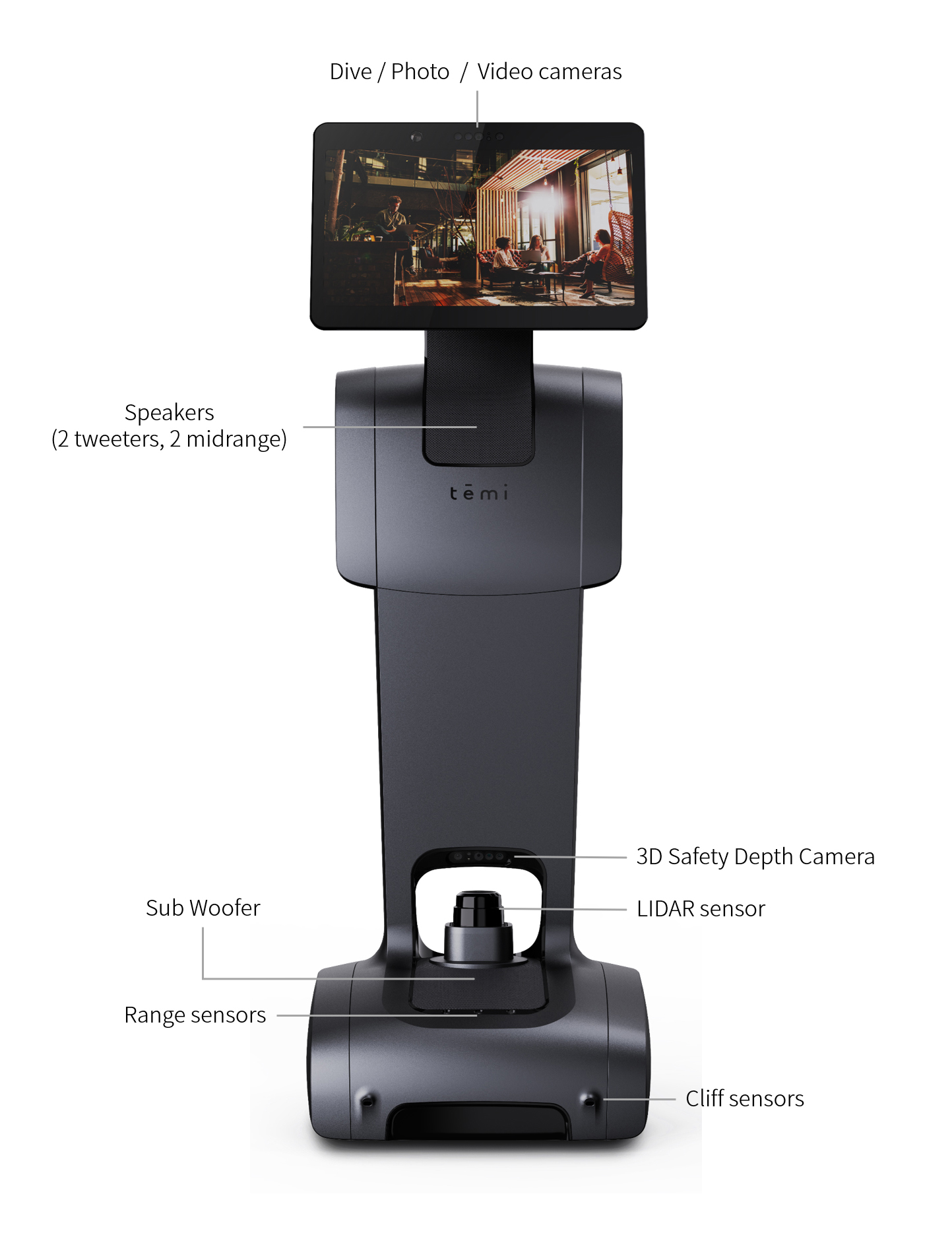 V3 Temi Personal Assistant Robot | Fully Autonomous Navigation ...
