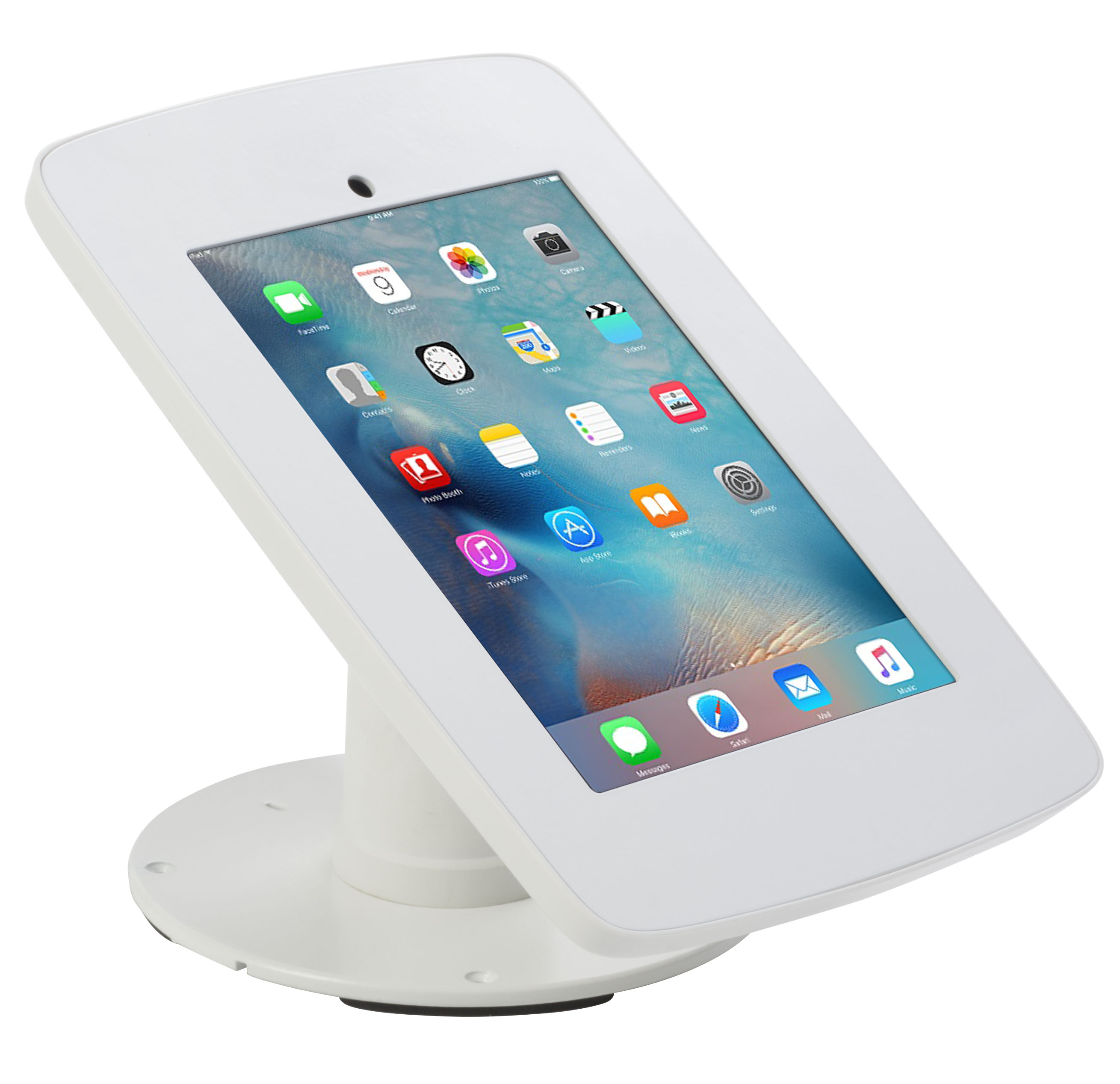 White iPad Checkout Stand | Countertop Mounted | Displays2Go