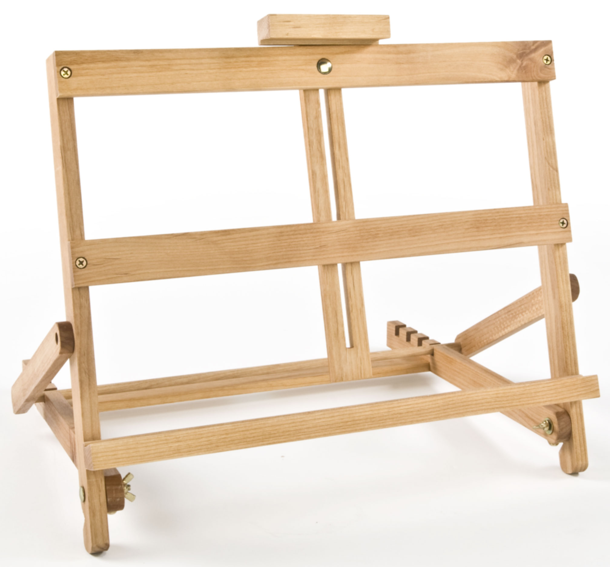 Folding Easels | Counter Exhibit Use - Beech Wood w/Natural Finish ...