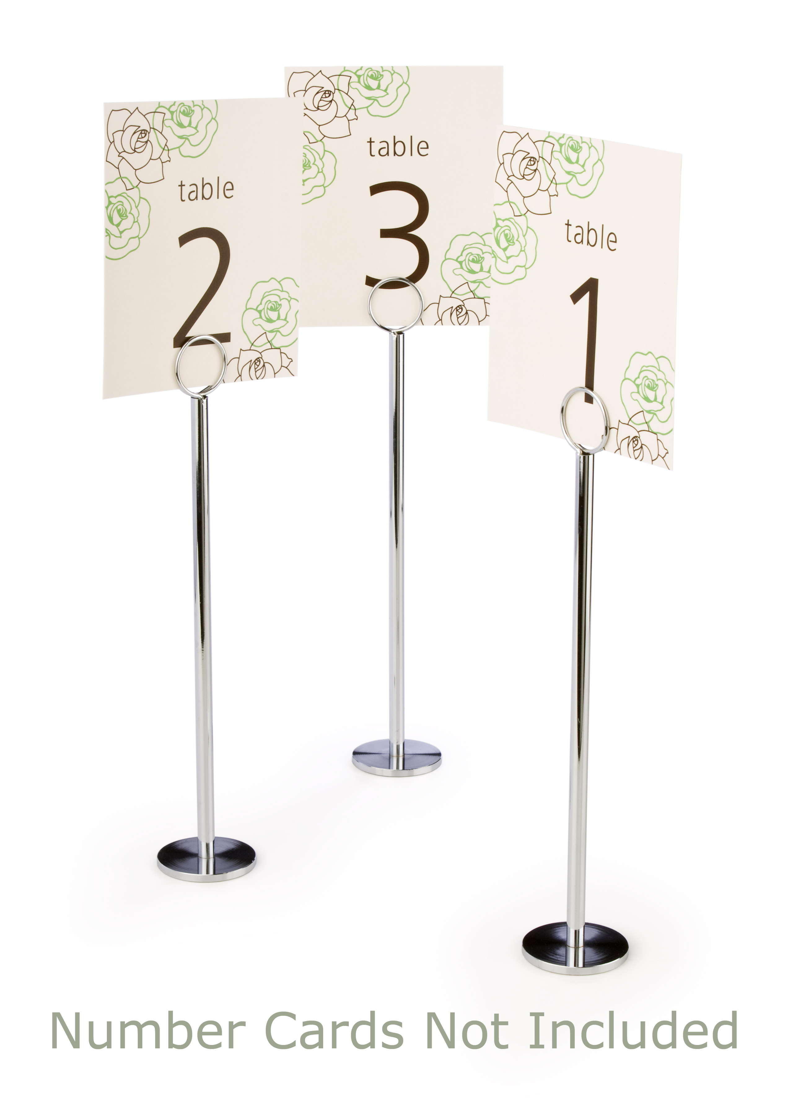 Silver Number Card Holders | Wedding & Banquet Displays | Displays2Go