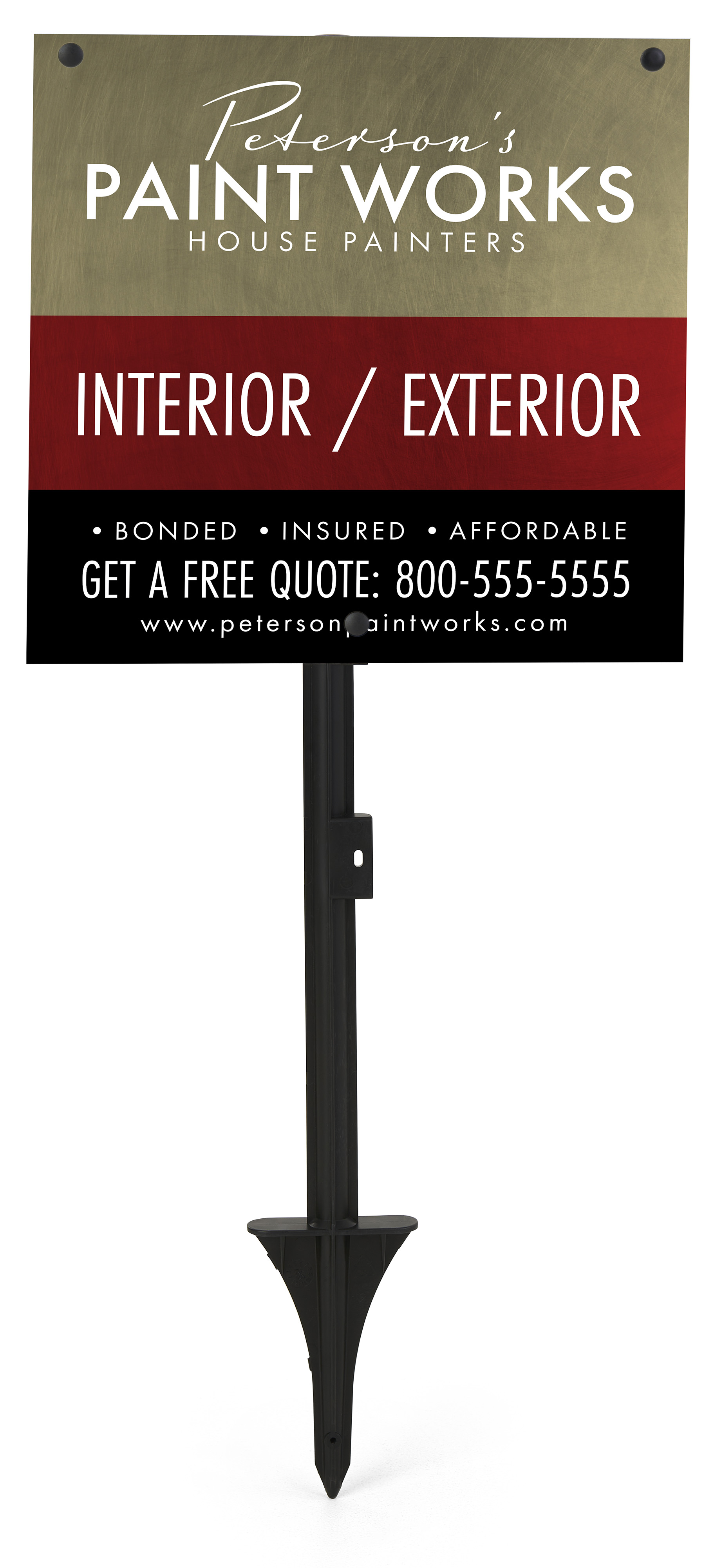 Plastic T-Bar Sign Stakes | Weatherproof Construction | Displays2Go