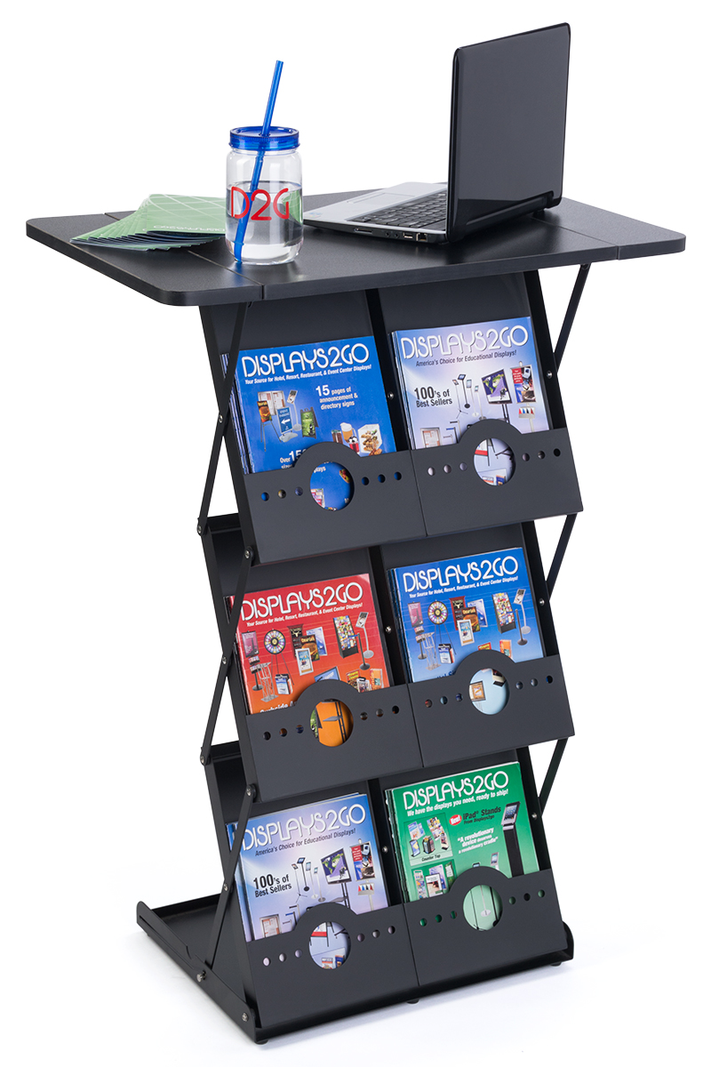 Collapsible Magazine Counter | Displays2go | Displays2Go