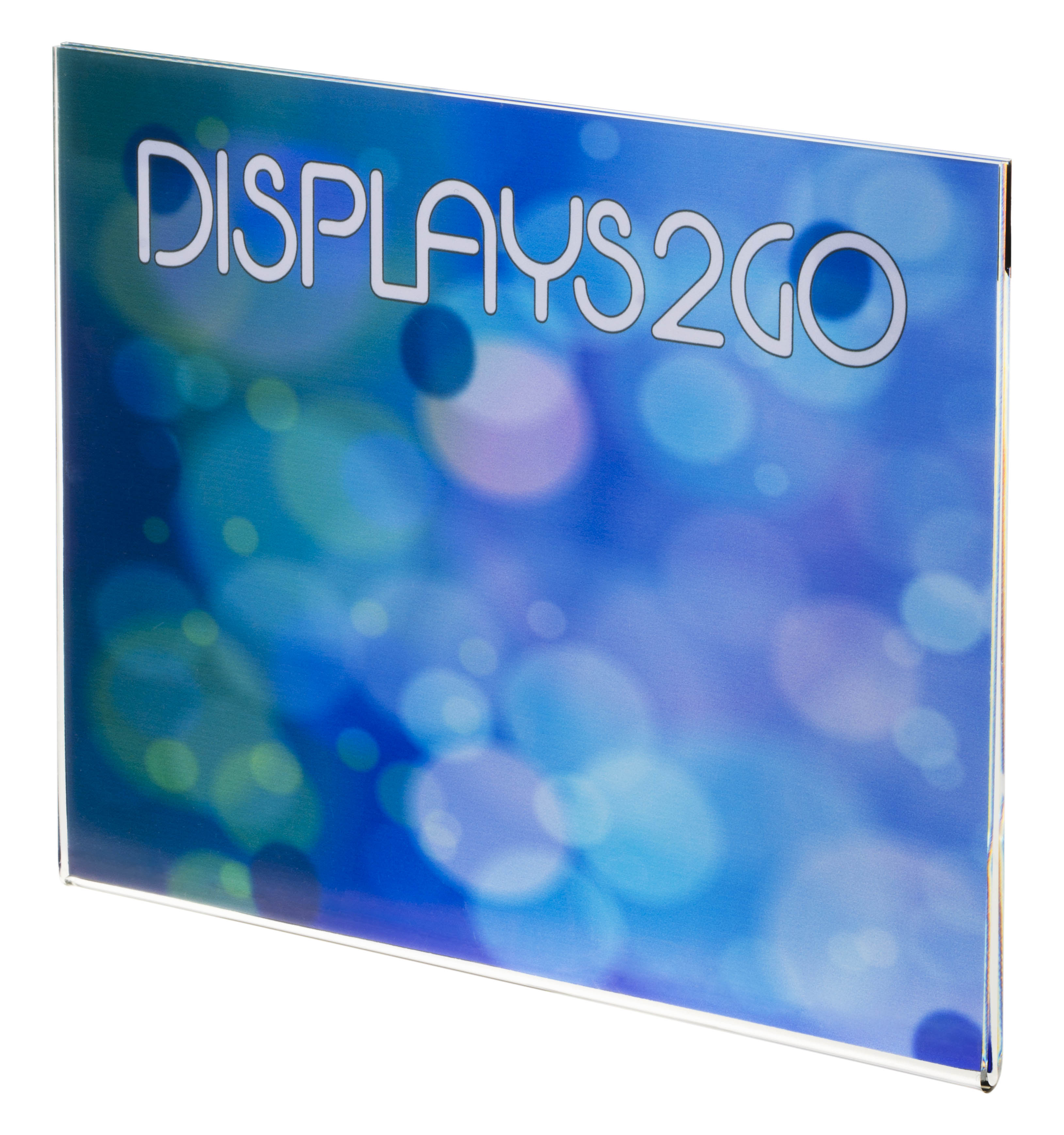 Acrylic Sign Frames w/ Hook & Loop Fastening System | Displays2Go