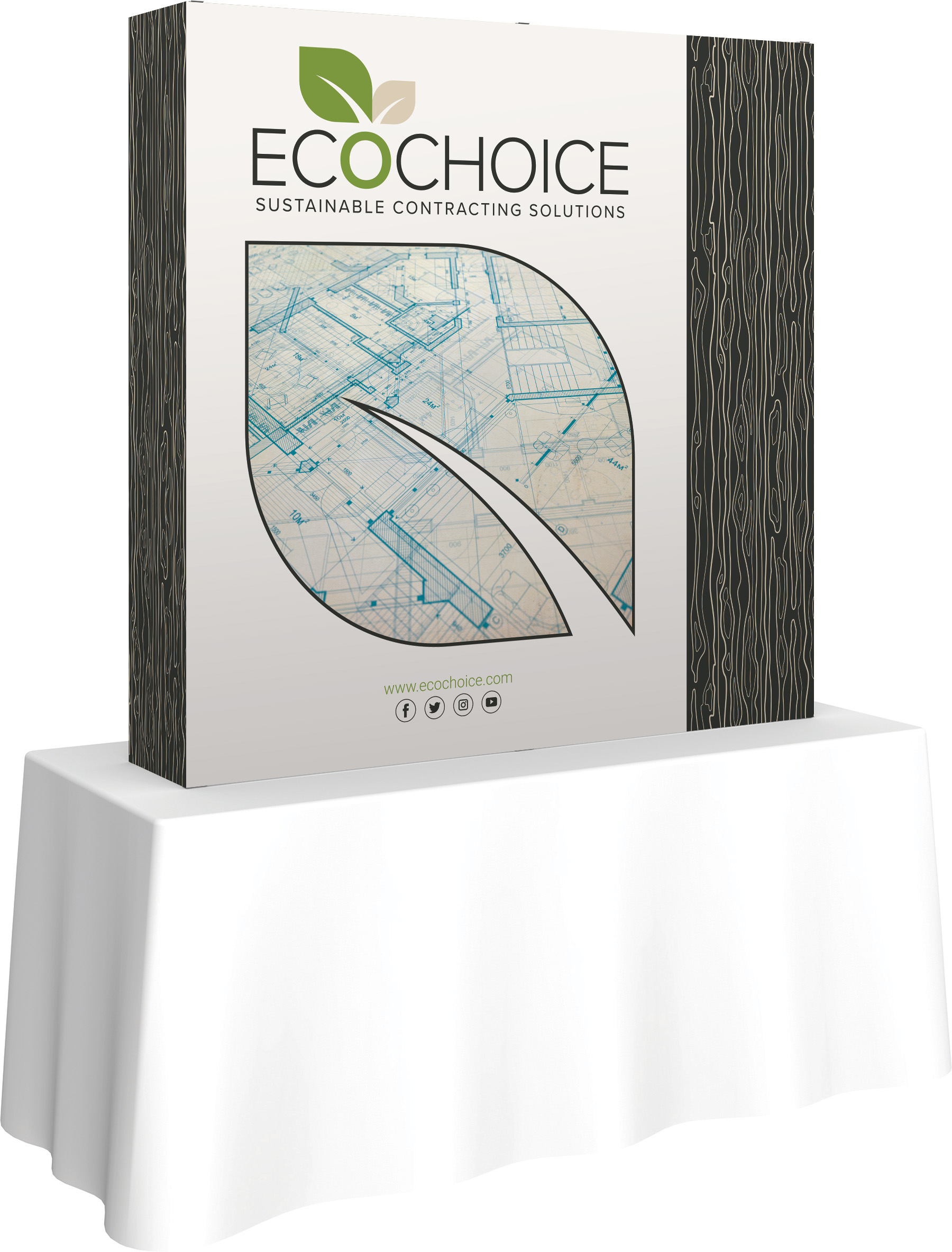 Custom Trade Show Booth Displays - Square w/ End Caps | Displays2go