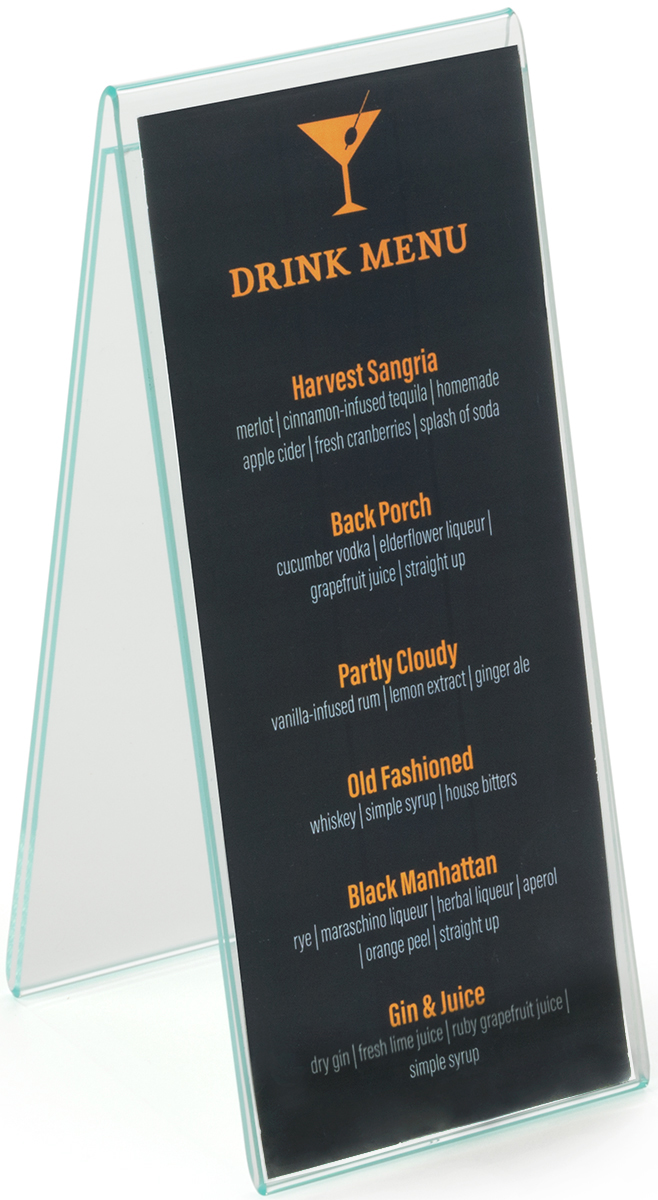 Acrylic Table Tent | Displays2Go