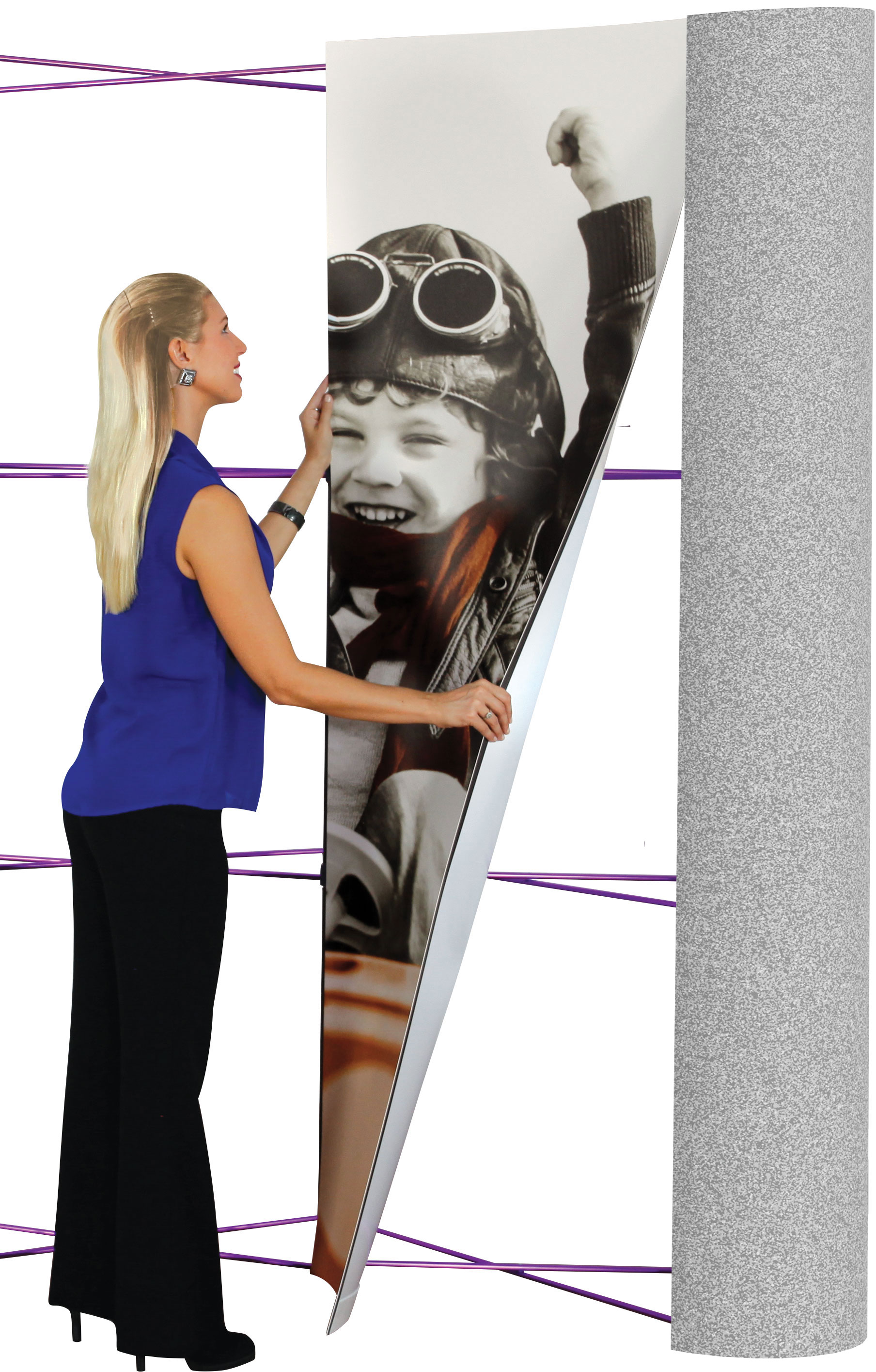 10’ Trade Show Wall | Customized Graphic | Displays2Go