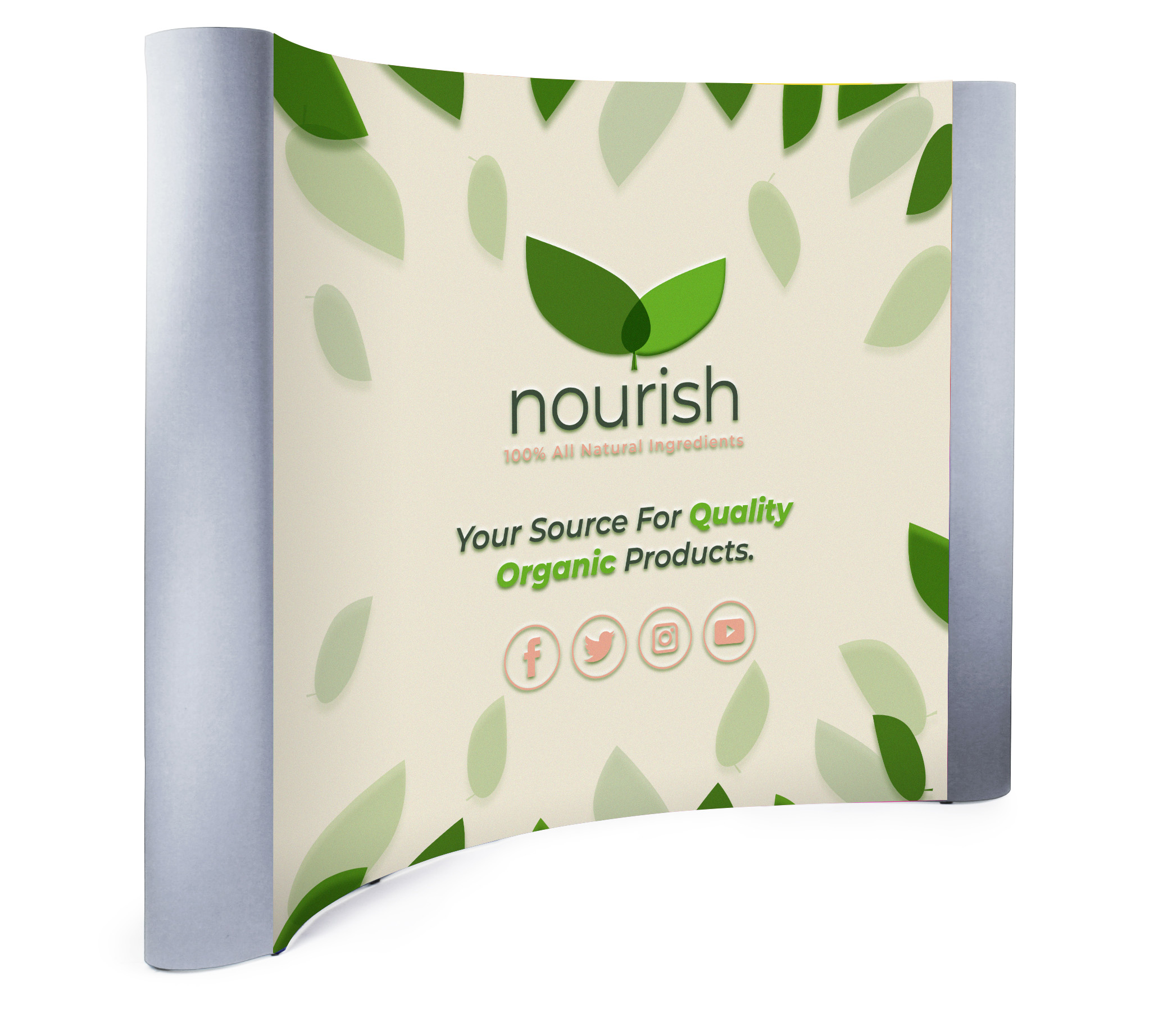 10’ Trade Show Wall | Customized Graphic | Displays2Go