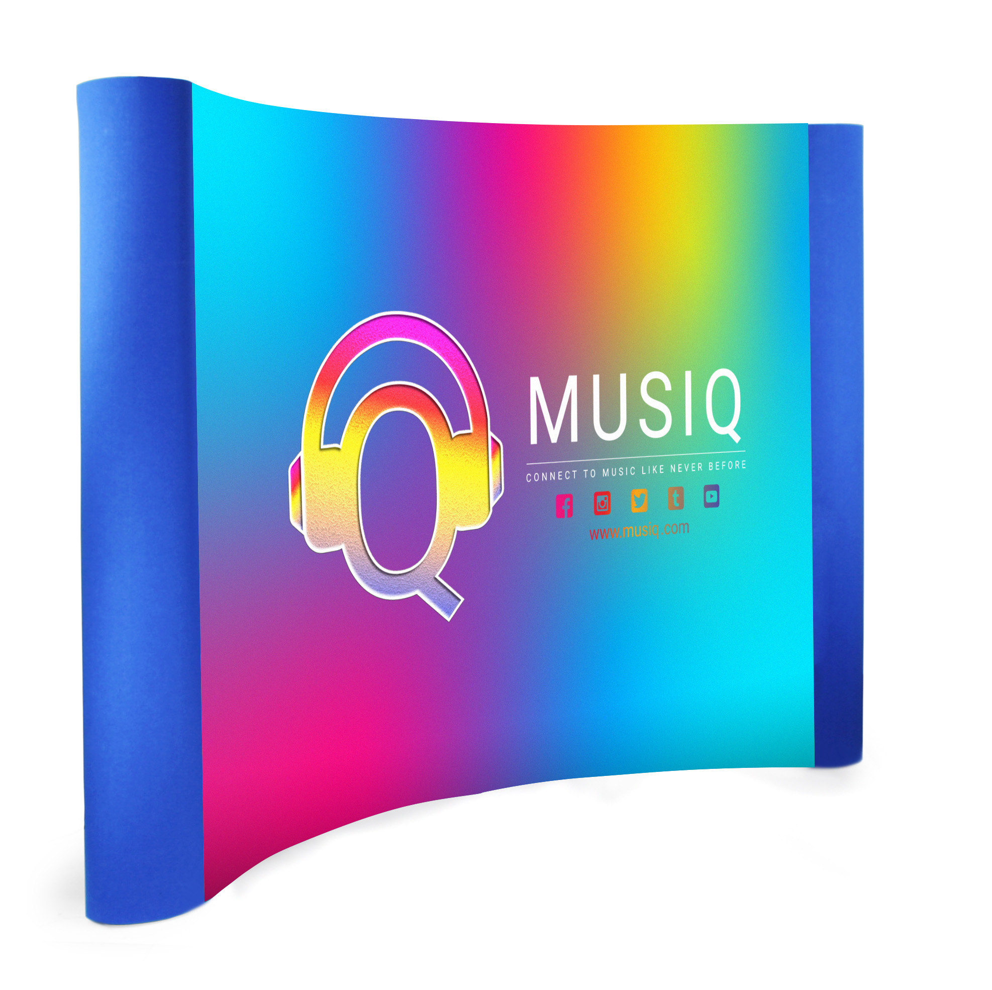 Pop Up Expo Wall | Convex Design | Displays2Go