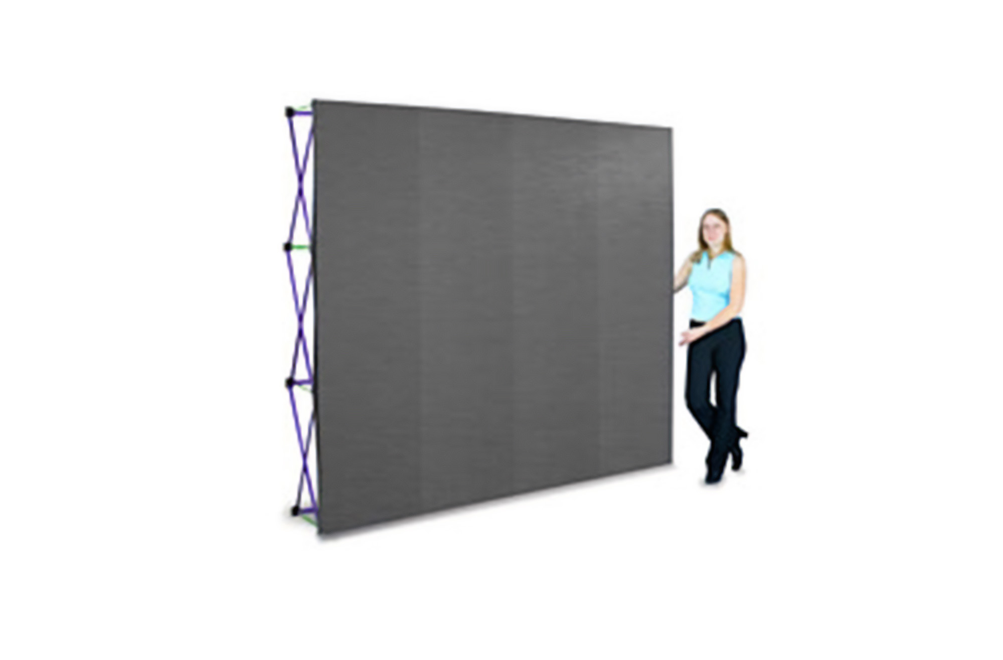 10ft Trade Show Display - Gray Board | Displays2Go